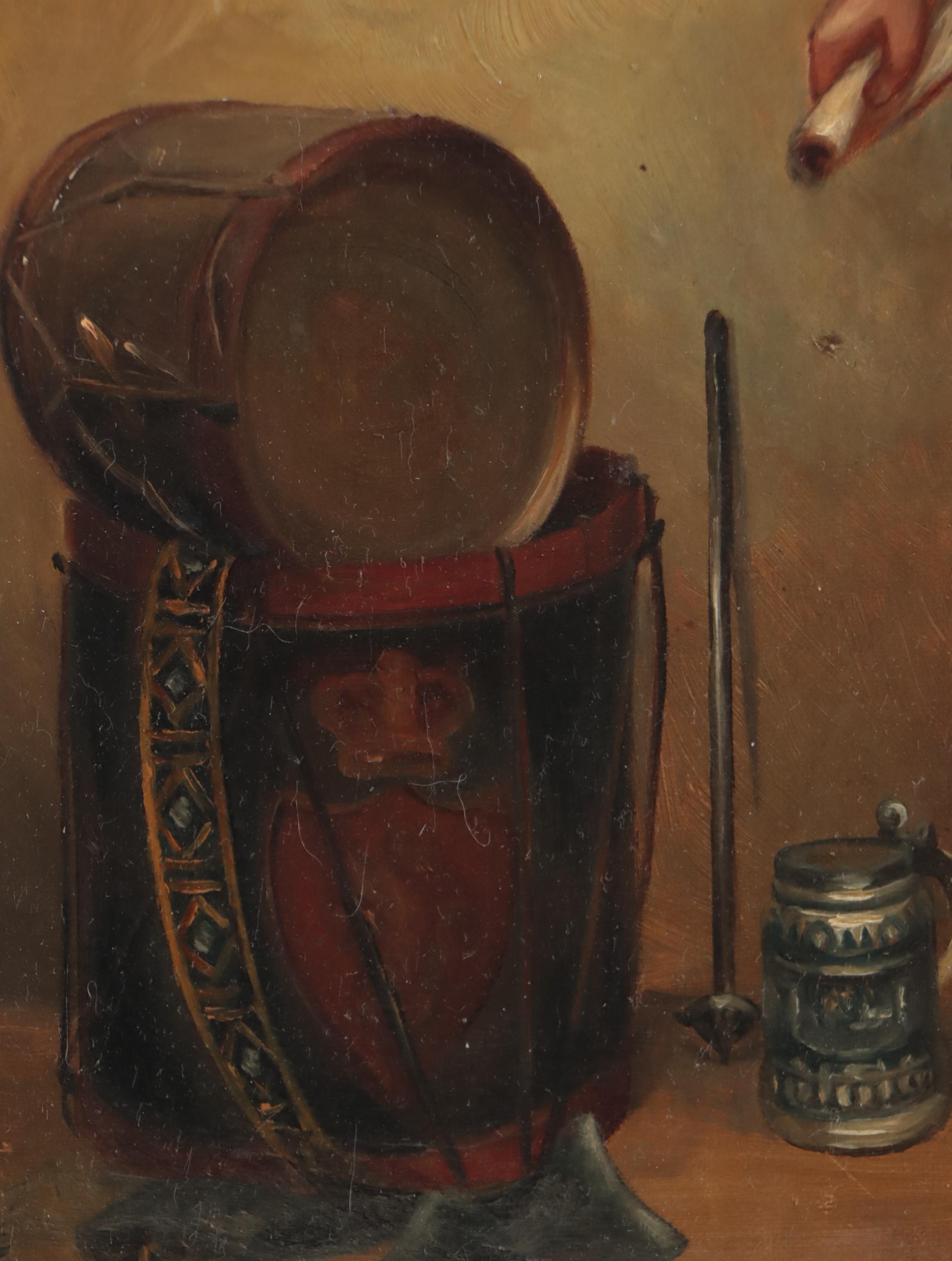 John Seymour Lucas Oil Painting of Royal Messenger, Late 19th Century ...