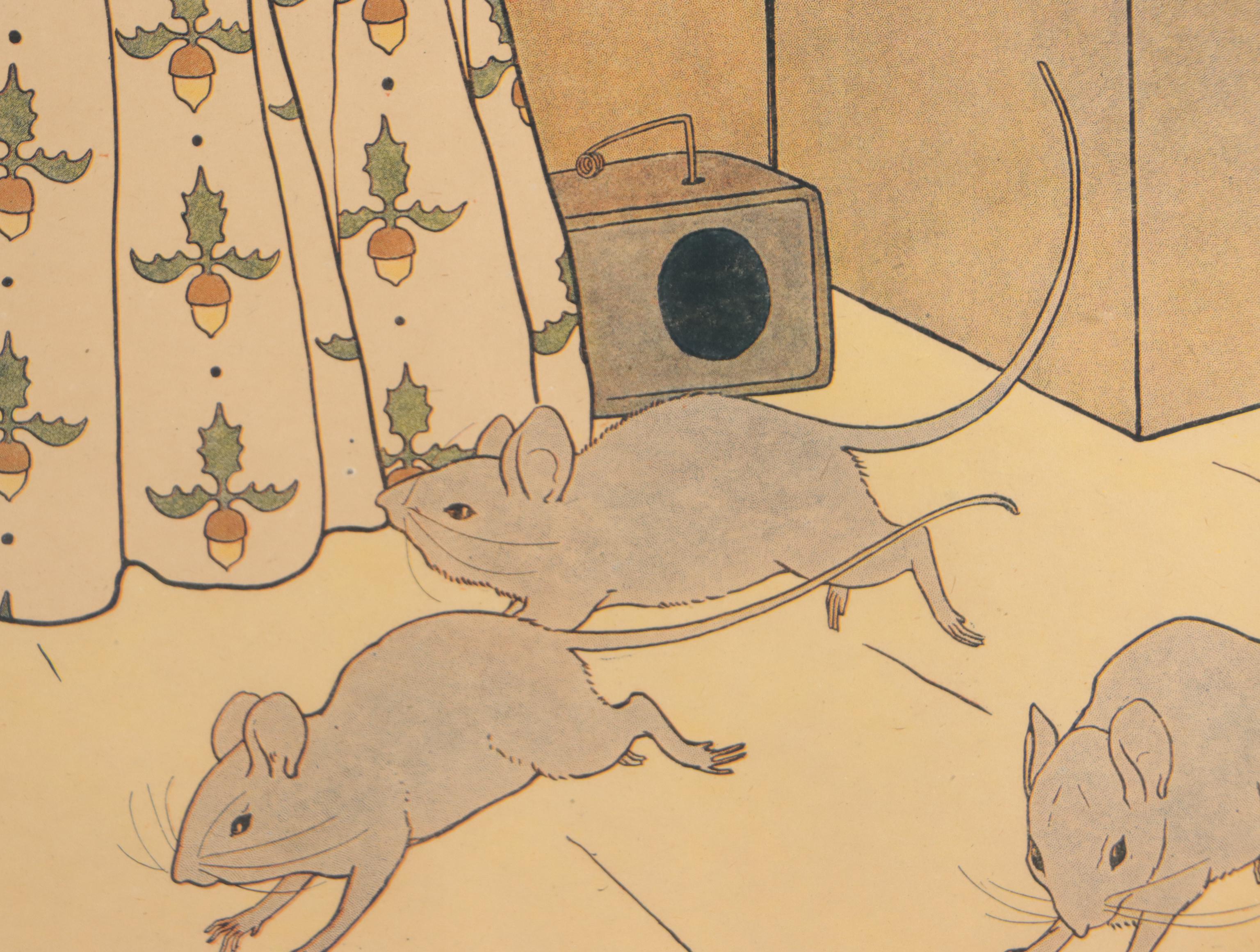 Arts and Crafts Style Planographic Illustrations After Mary Louise ...