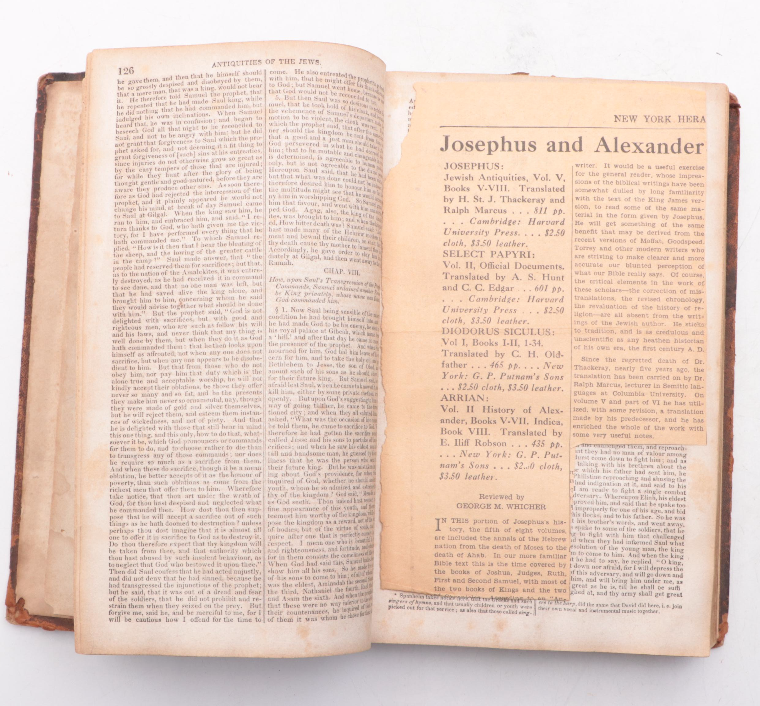 Illustrated "The Works of Flavius Josephus," 1830 | EBTH