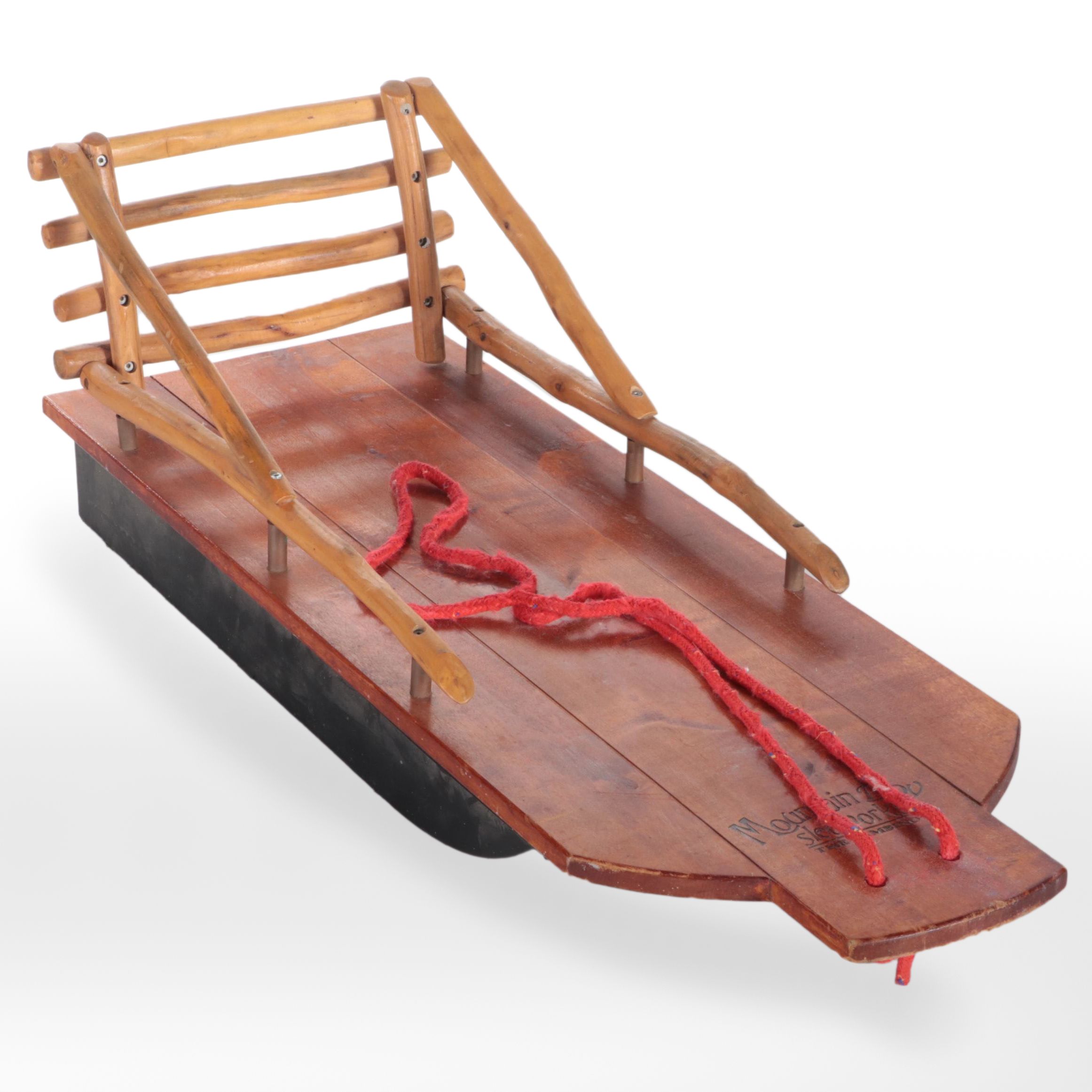 Hand-Crafted Mountain Boy Sledworks Bambino Wooden Sled | EBTH