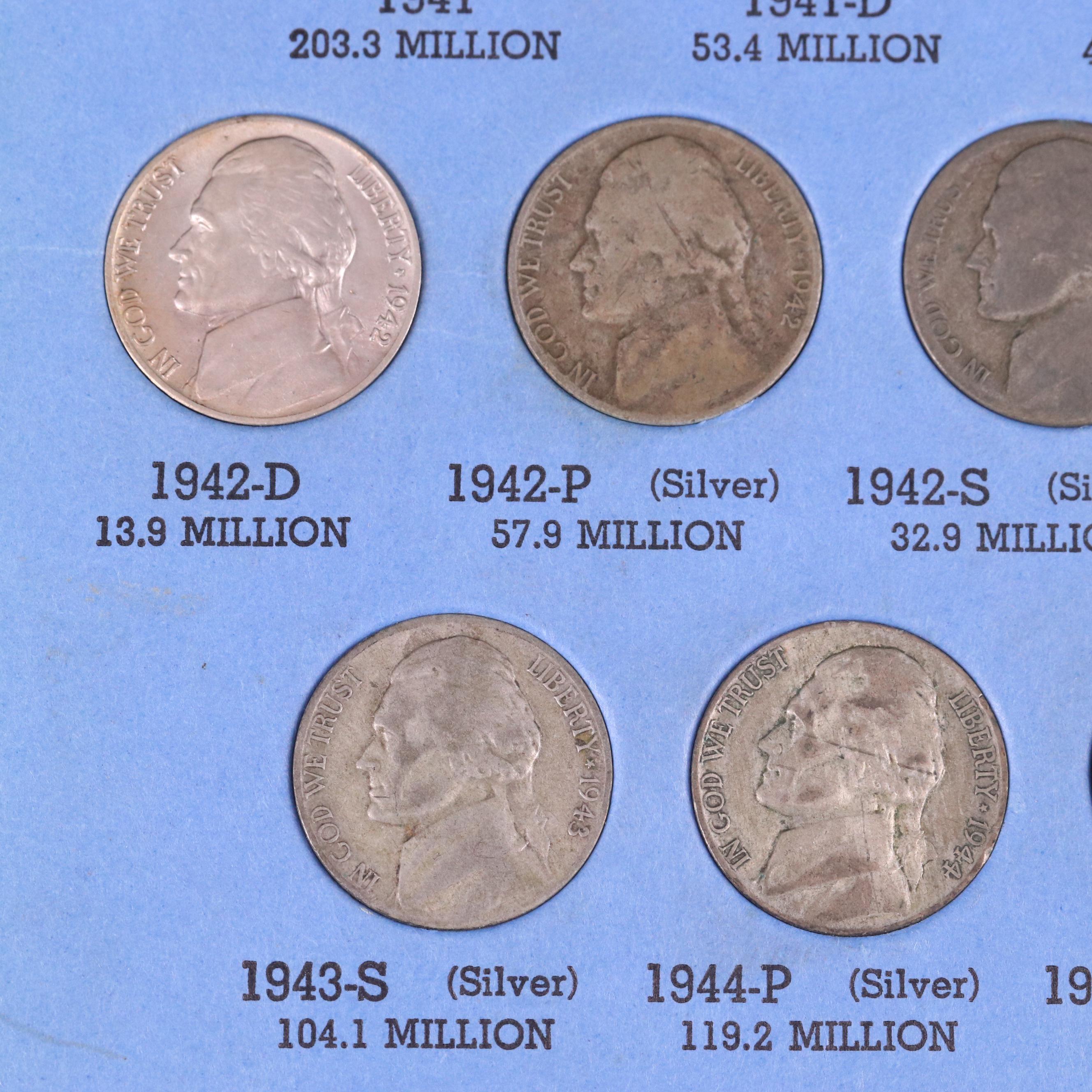 Complete Whitman Binder of Jefferson Nickels | EBTH