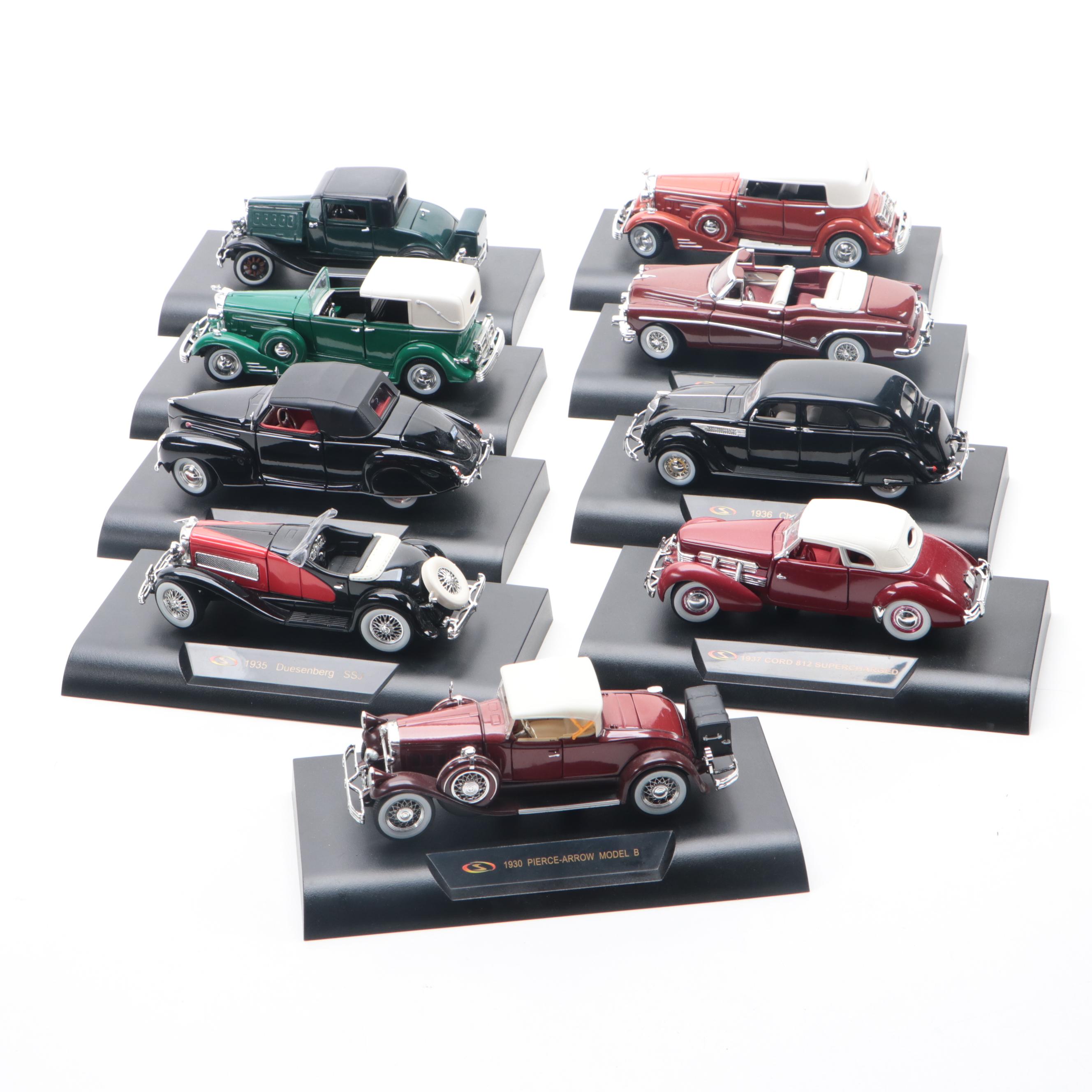 Signature Models Diecast Car Models with Display Stands | EBTH