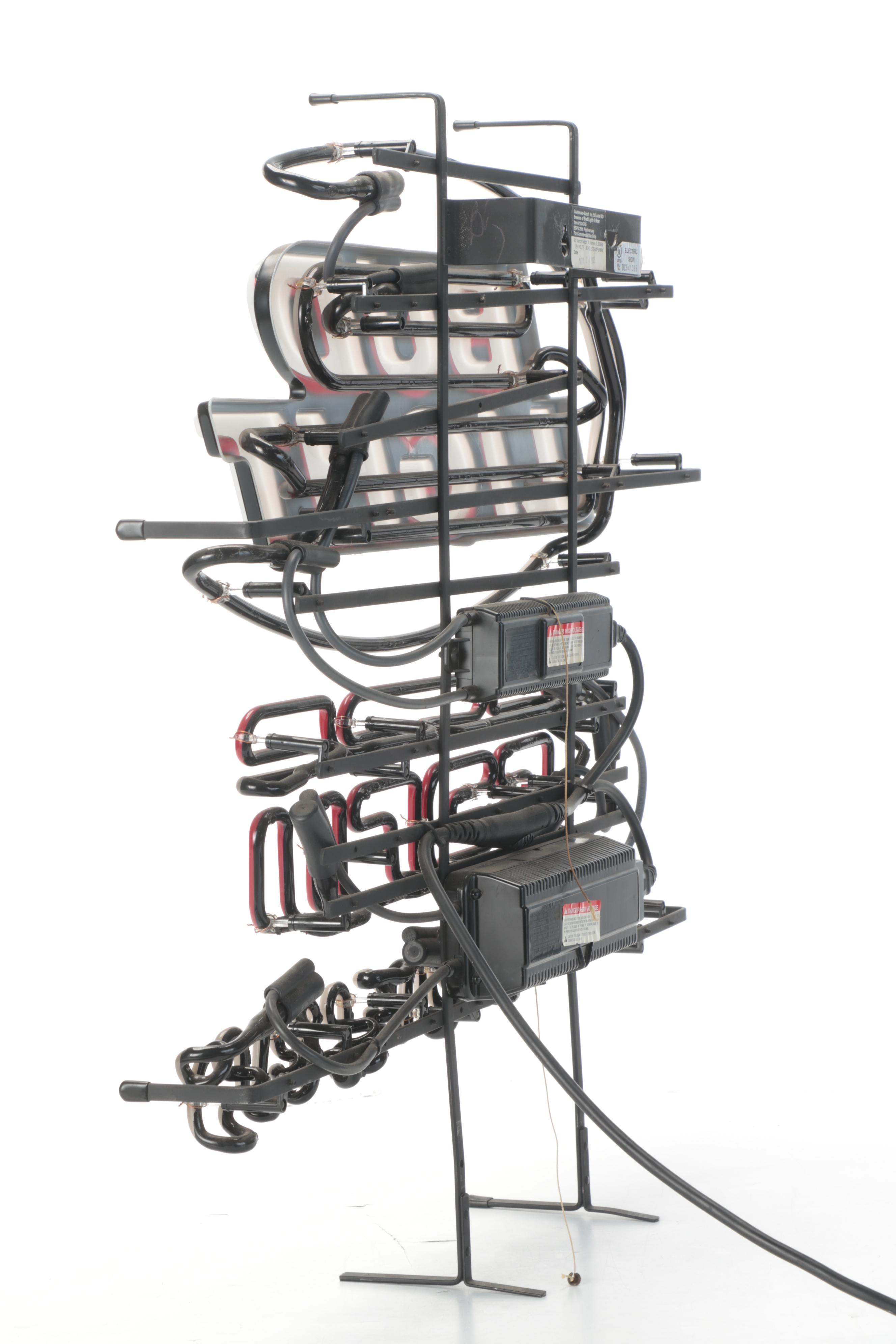 Bud Light ESPN 25th Anniversary Neon Advertising Sign, 2003 | EBTH