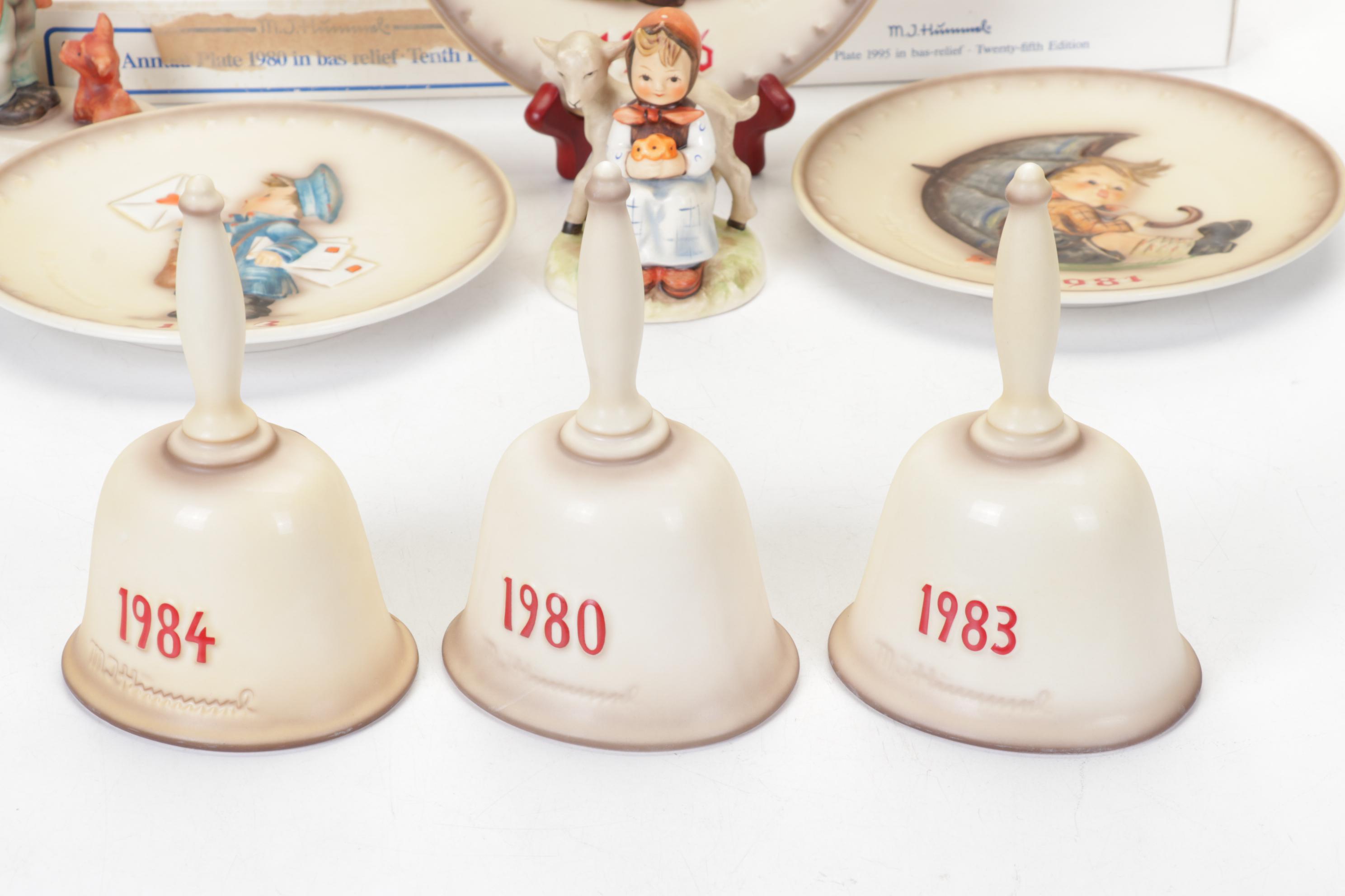 Hummel Angels and Figures with Plates and Bells, Goebel Disney and ...