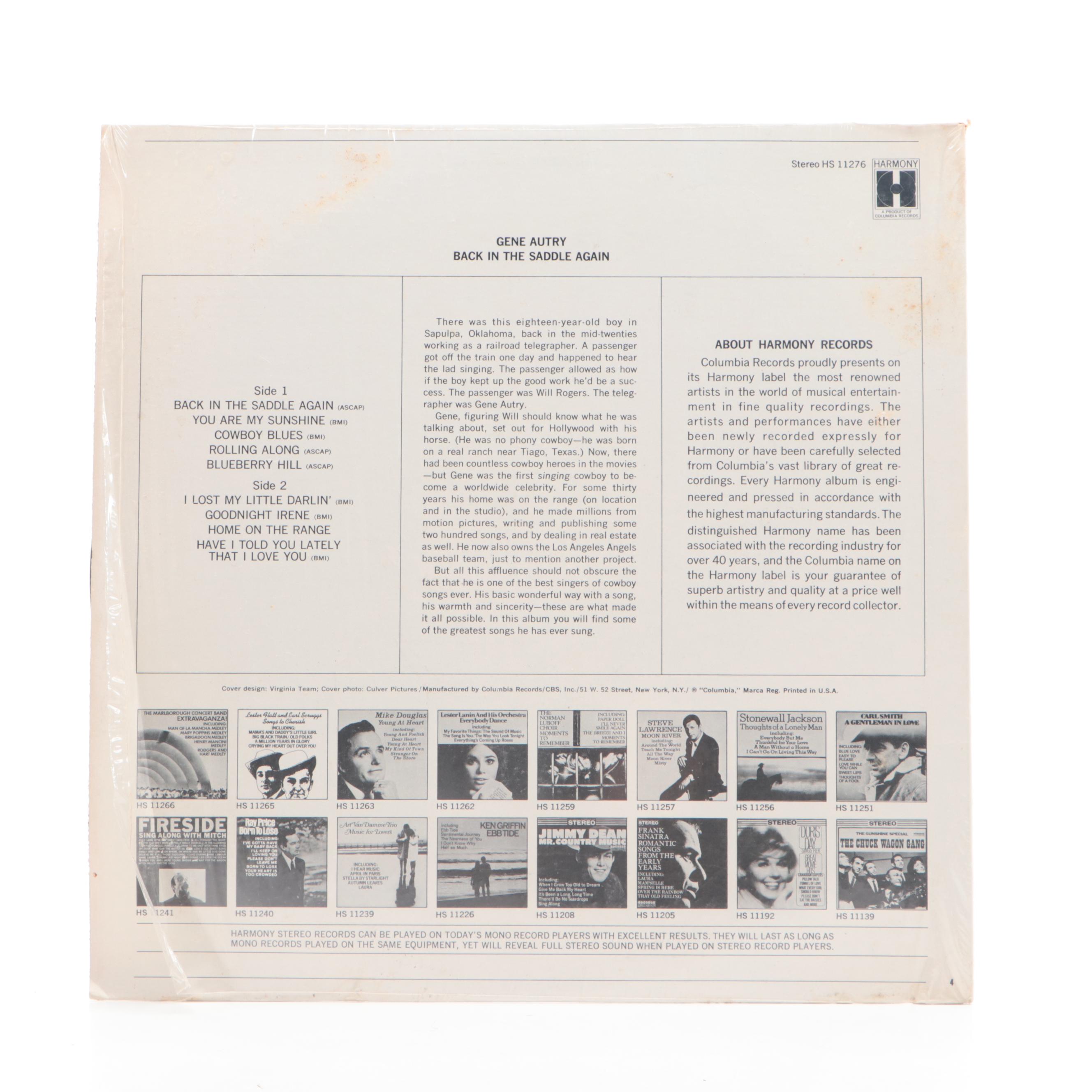 Peter Stone Co. Horse Figurine with Gene Autry Album and Table Top ...