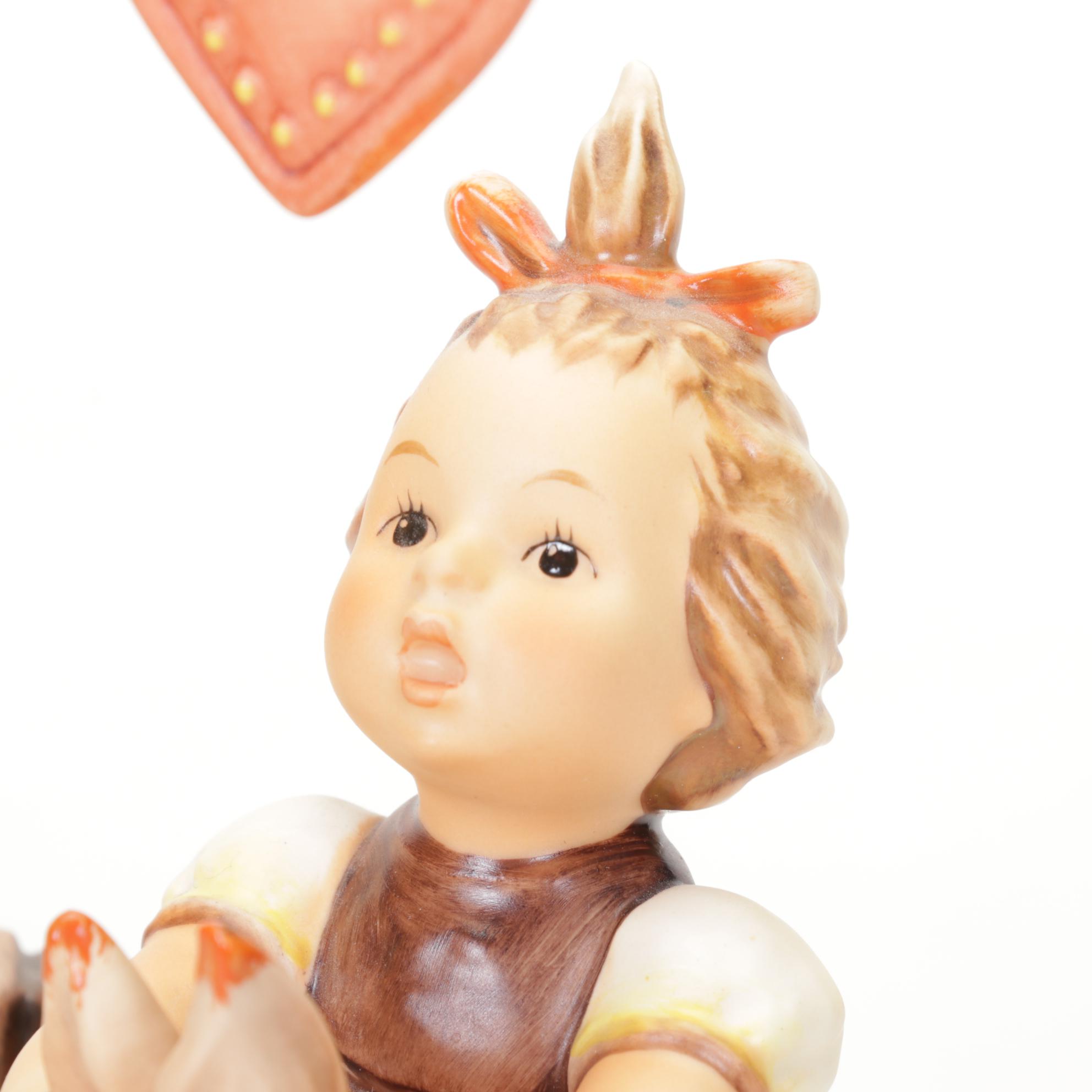 Goebel "Here's My Heart" Porcelain Hummel Figurine | EBTH