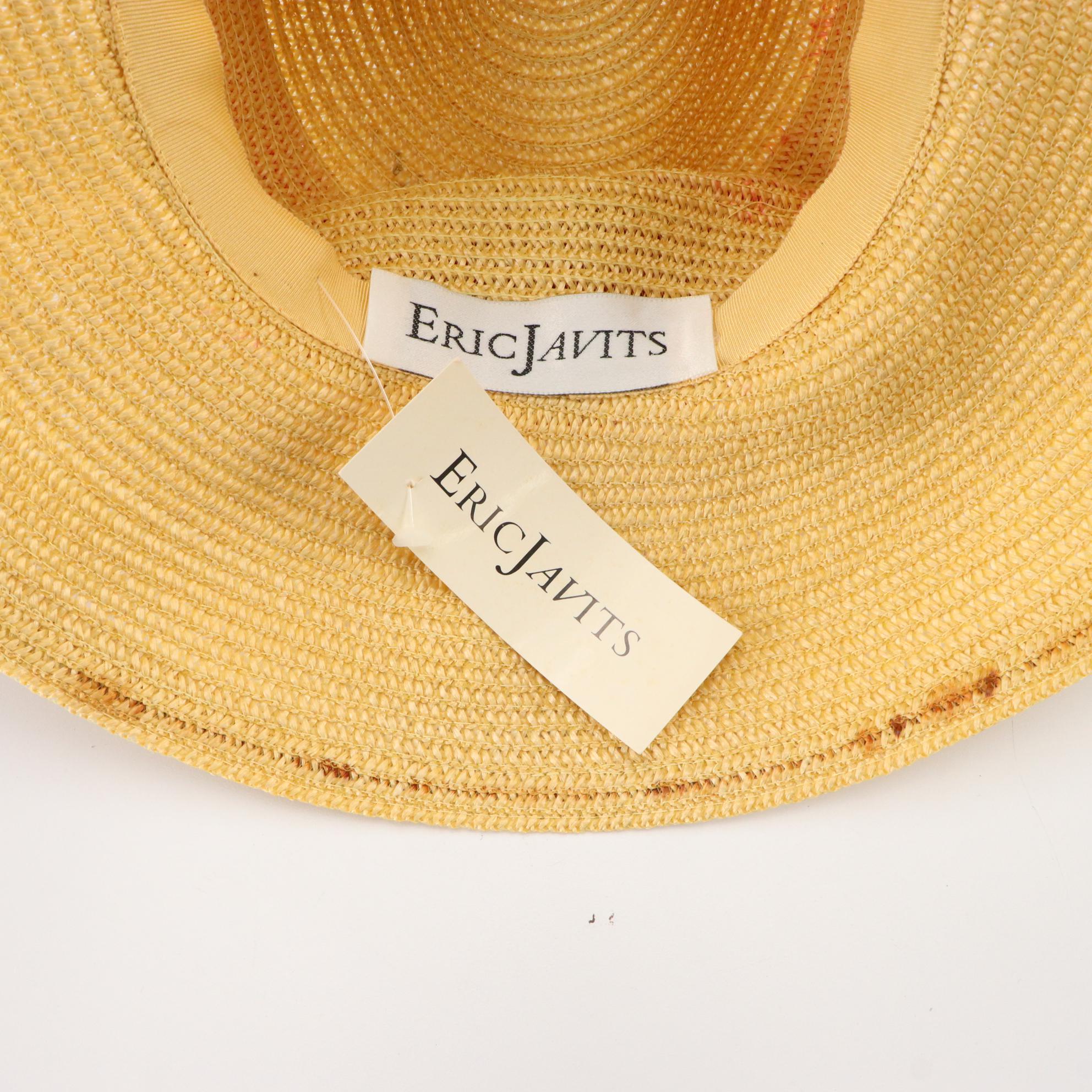 Eric Javits Woven Fiber Wide Brim Sun Hats with Box | EBTH