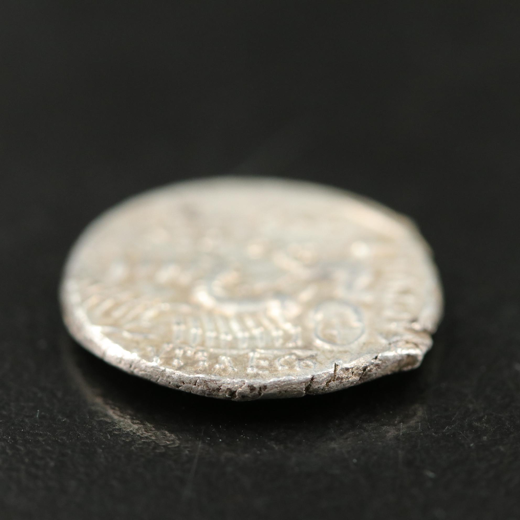 Ancient Roman Republic Denarius Coin of M. Aemilius Scaurus, ca. 58 B.C ...