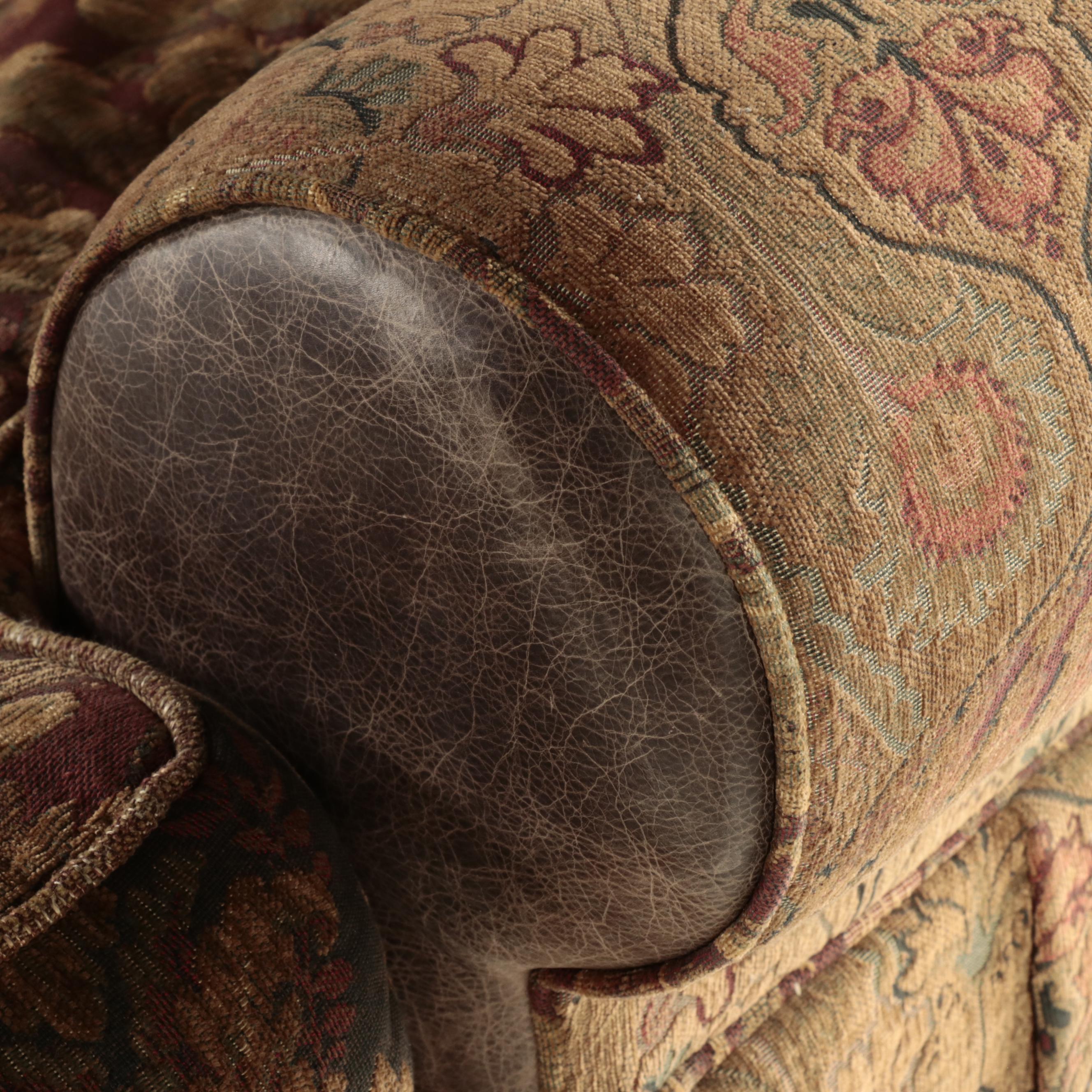 Robb & Stucky Leather and Fabric Upholstered Sofa, Late 20th Century | EBTH