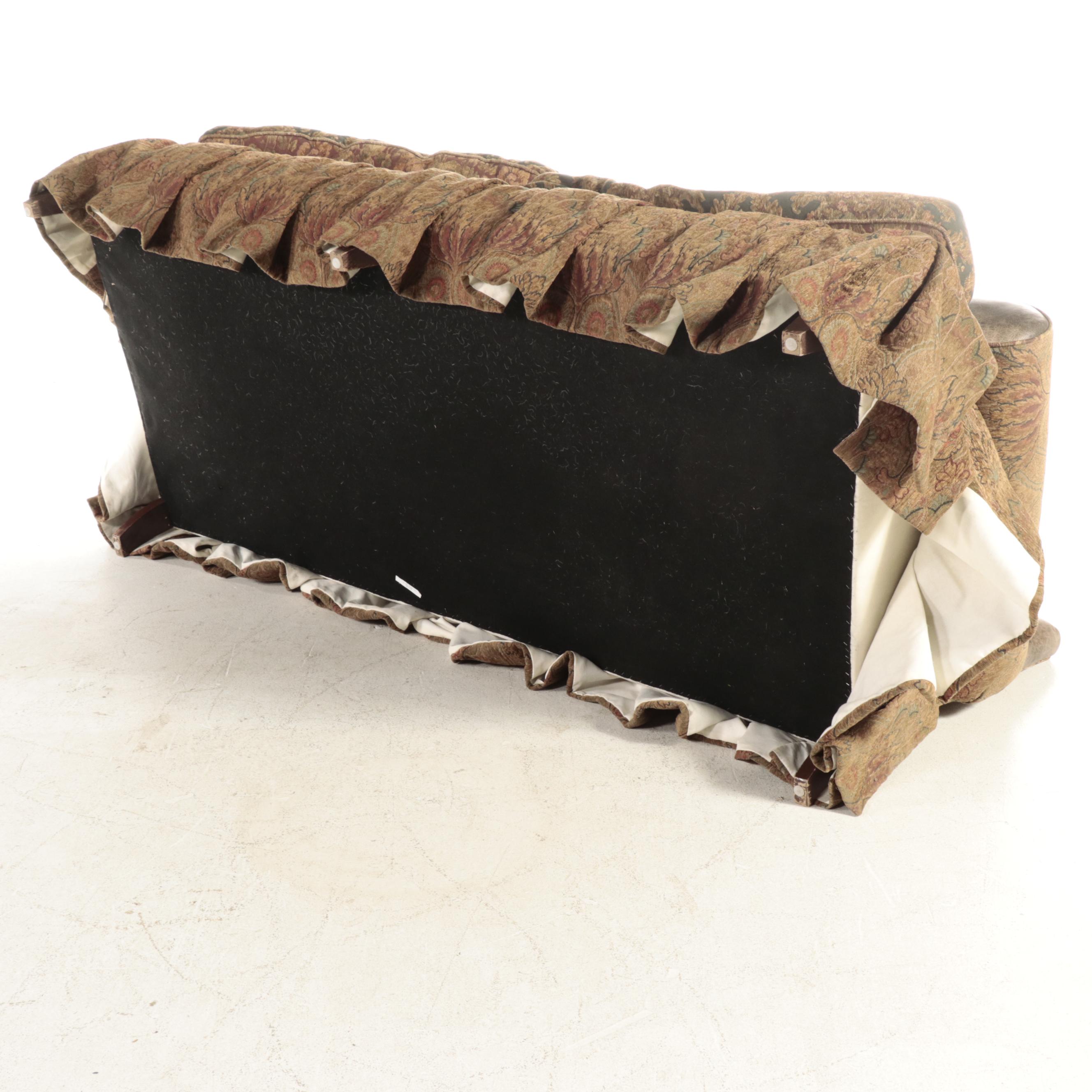 Robb & Stucky Leather and Fabric Upholstered Sofa, Late 20th Century | EBTH