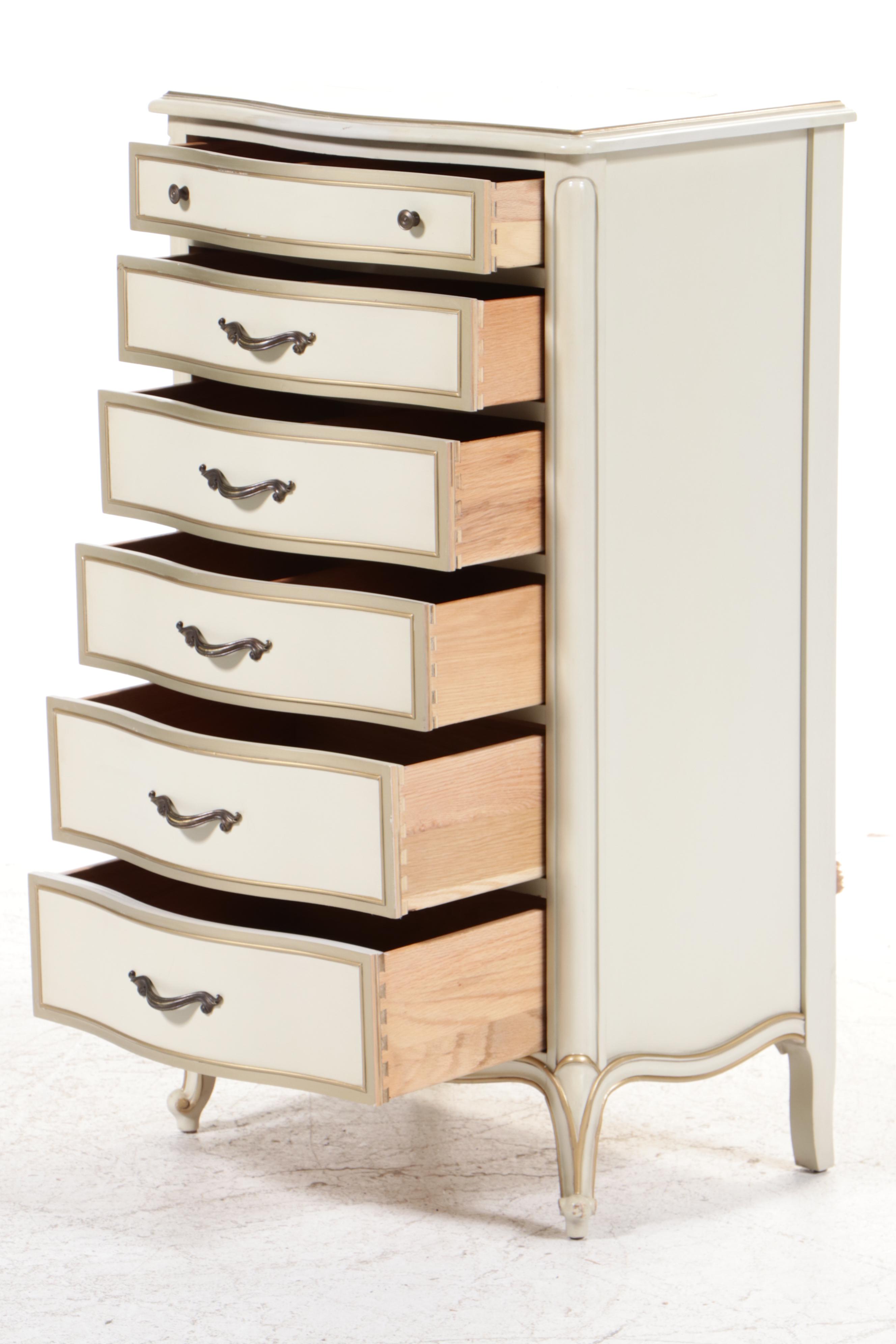 Drexel Touraine Chest of Drawers and Hall Tree with Mirror and Wall ...