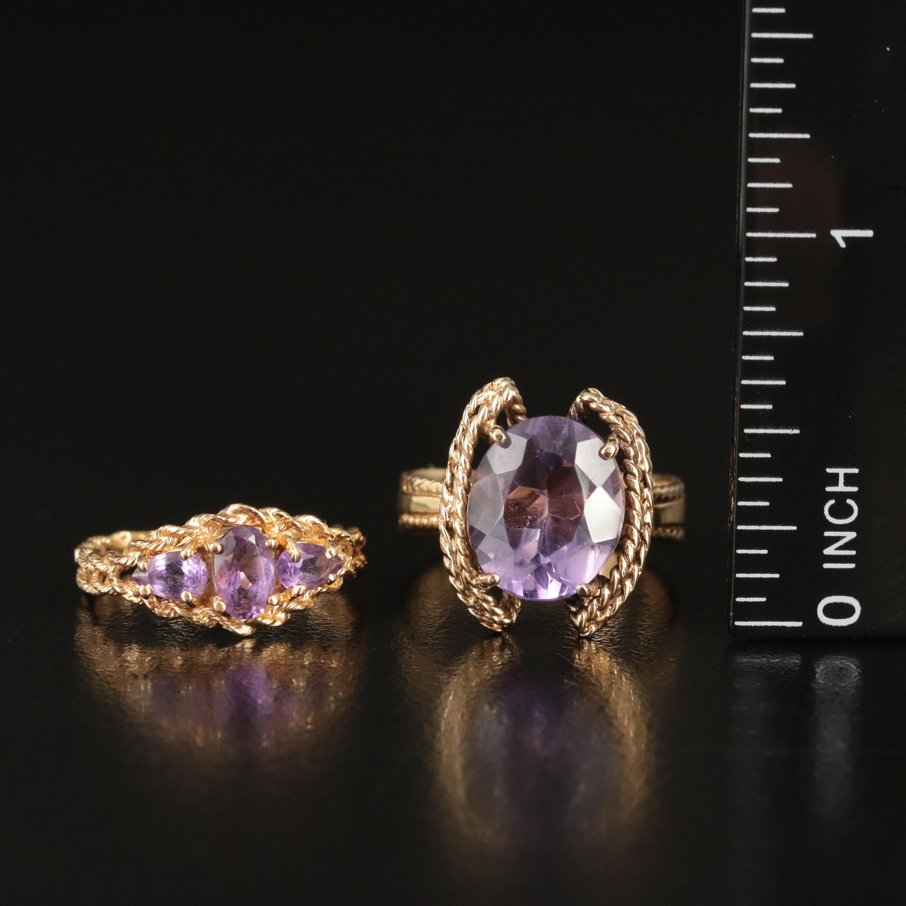 14K Amethyst Rings | EBTH