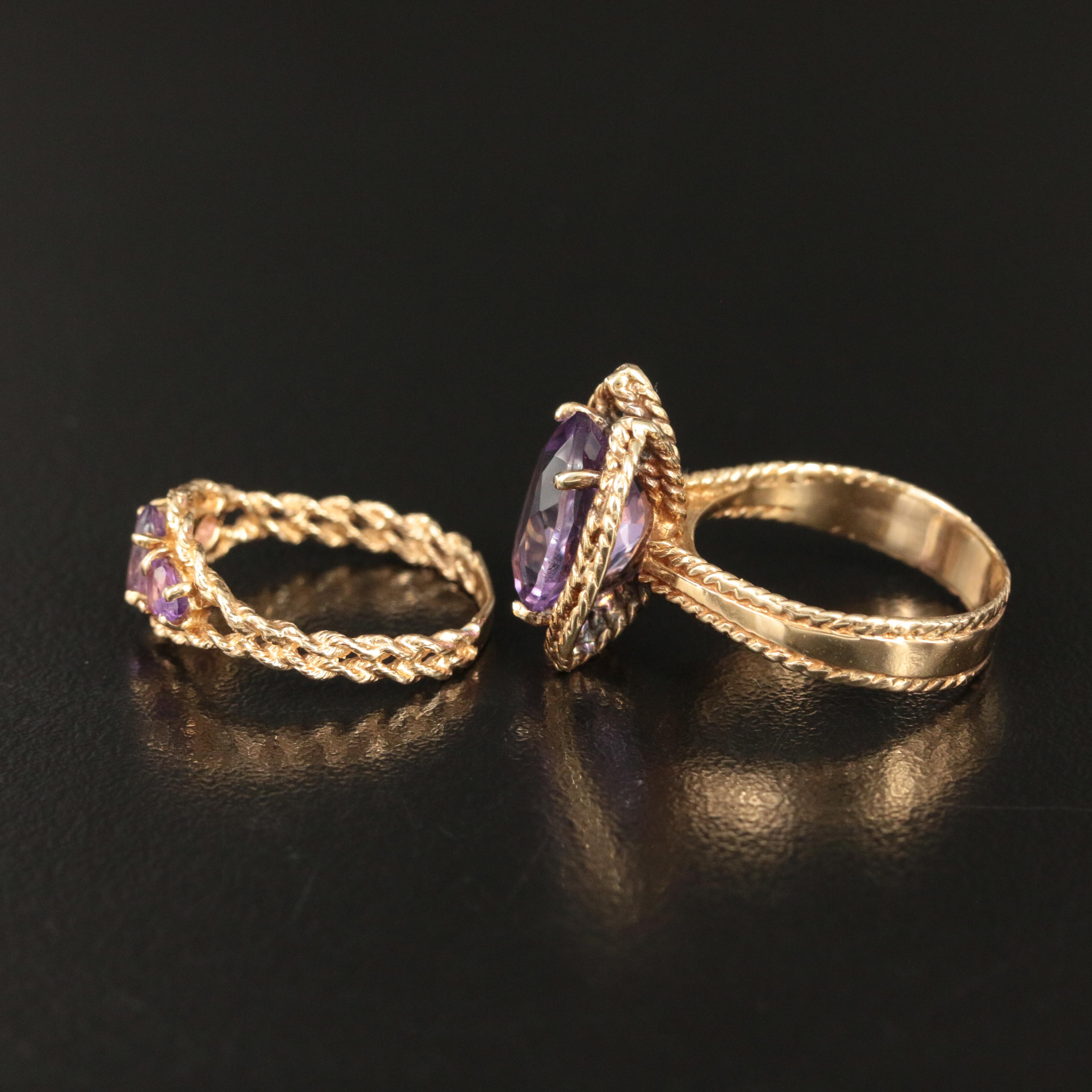 14K Amethyst Rings | EBTH