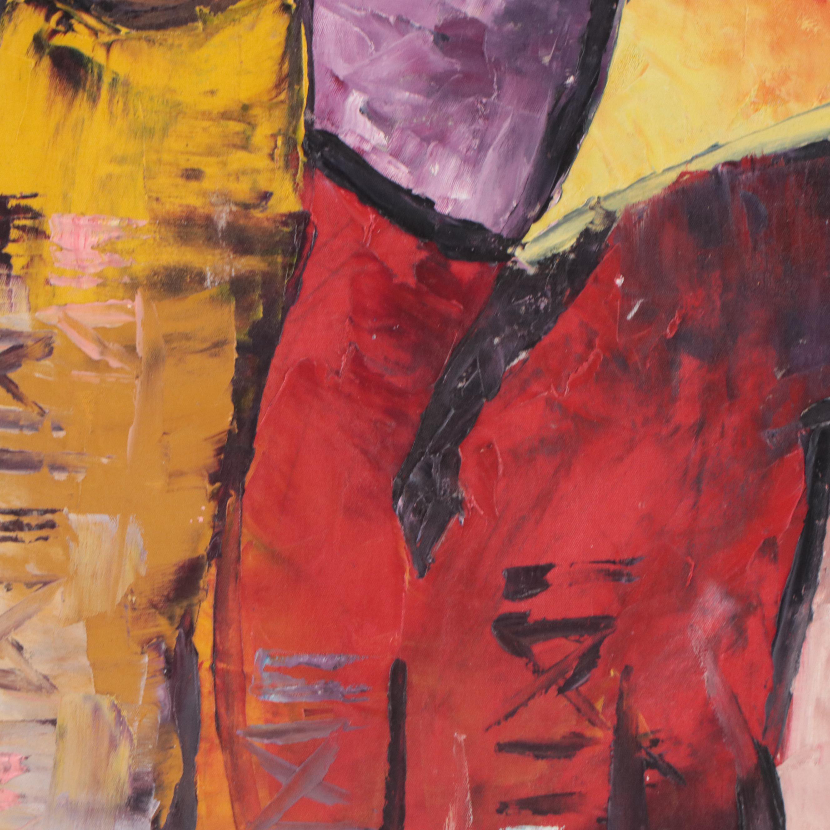 Bayo Ogundele Oil Painting "Mother's Day," 2023 | EBTH