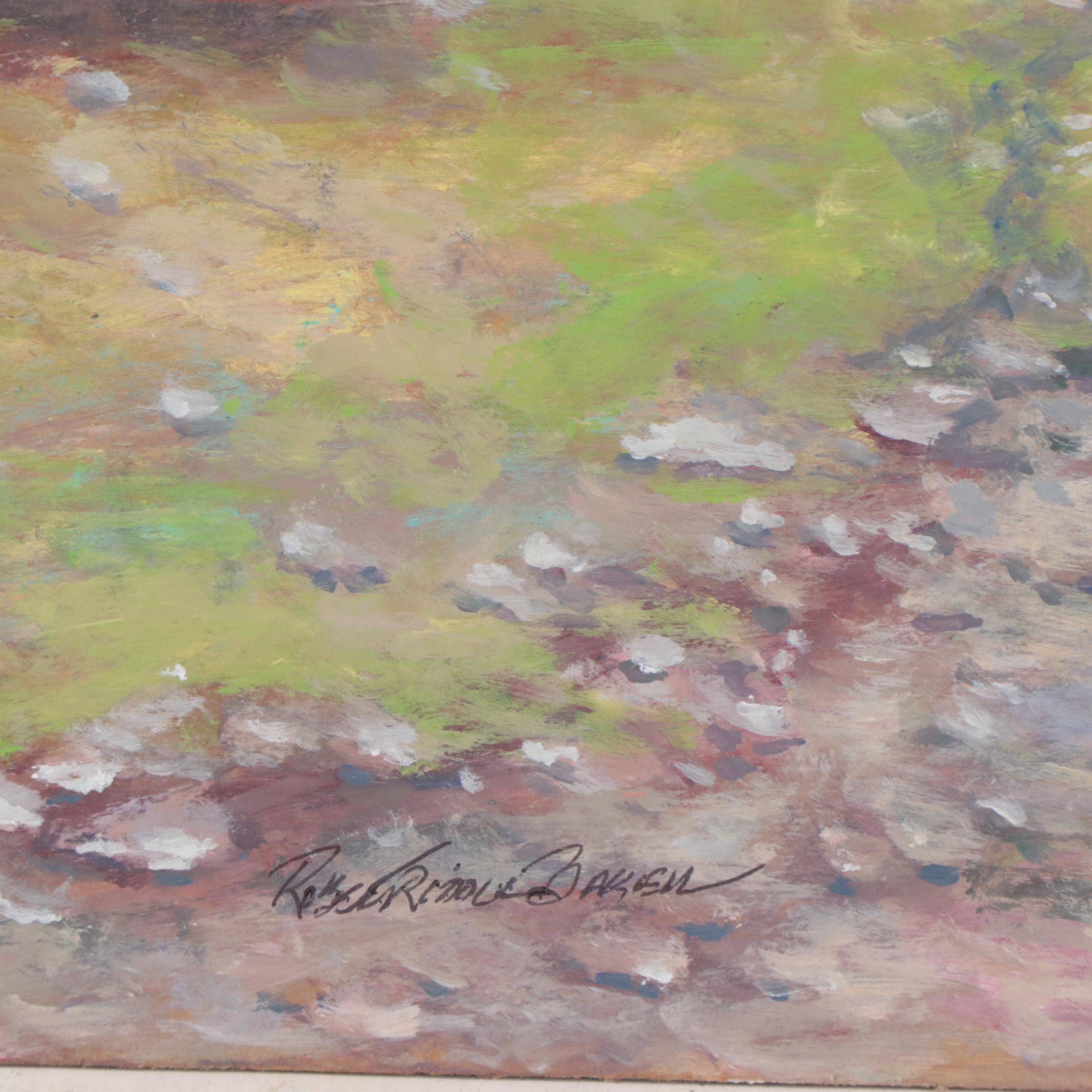 Robert Riddle-Baker Acrylic Painting "Rocky Road," 2023 | EBTH