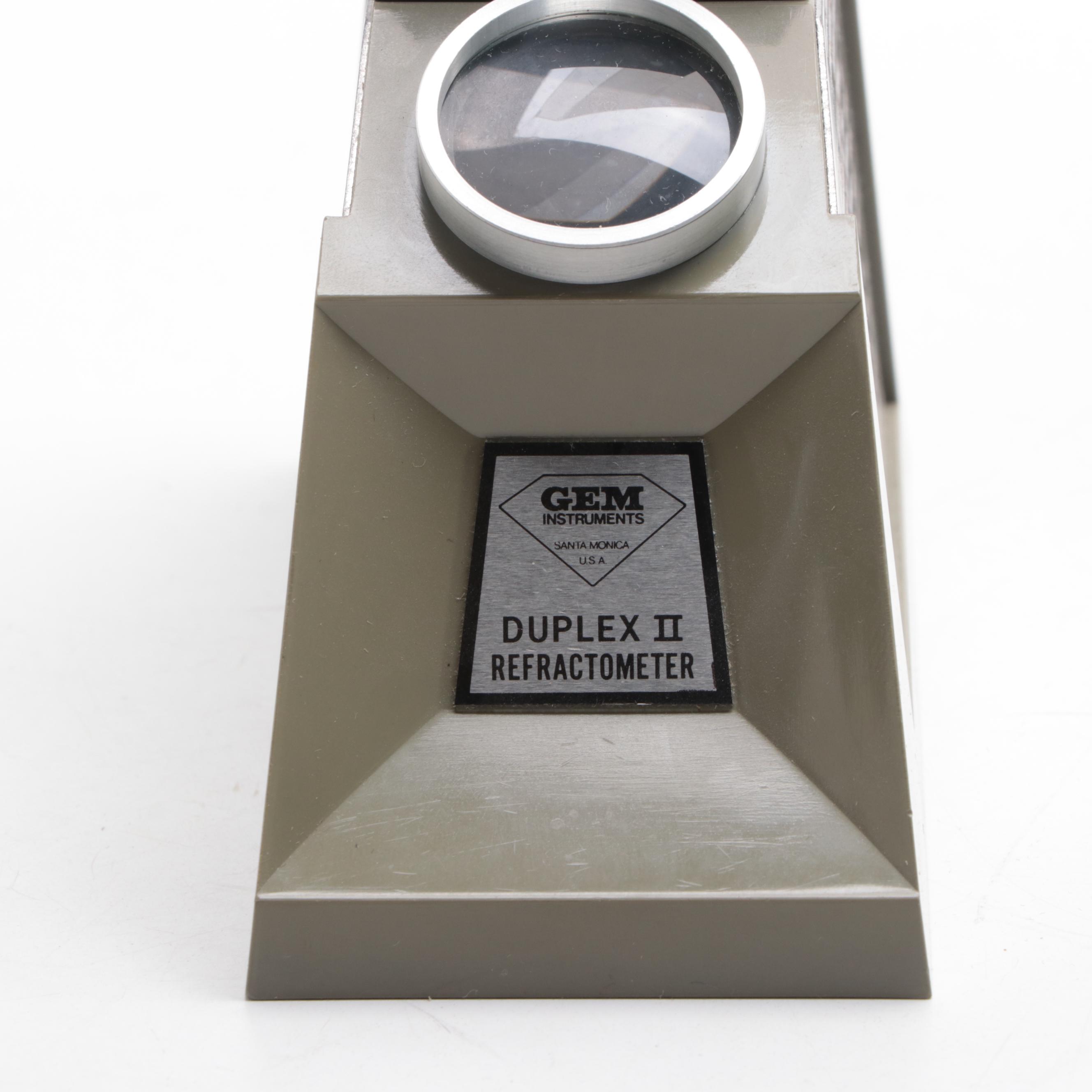 Gem Instruments Model 416 Polariscope and Duplex II Refractometer ...