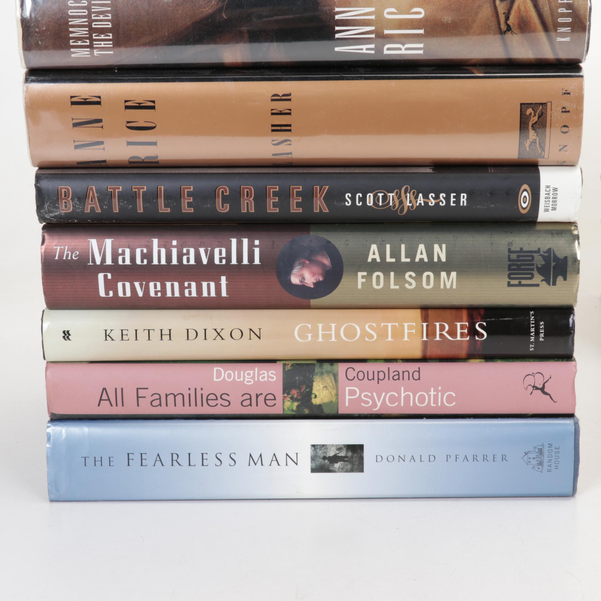 Hardcover Fiction Books by Tom Clancy, Anne Rice, John Grisham, and ...