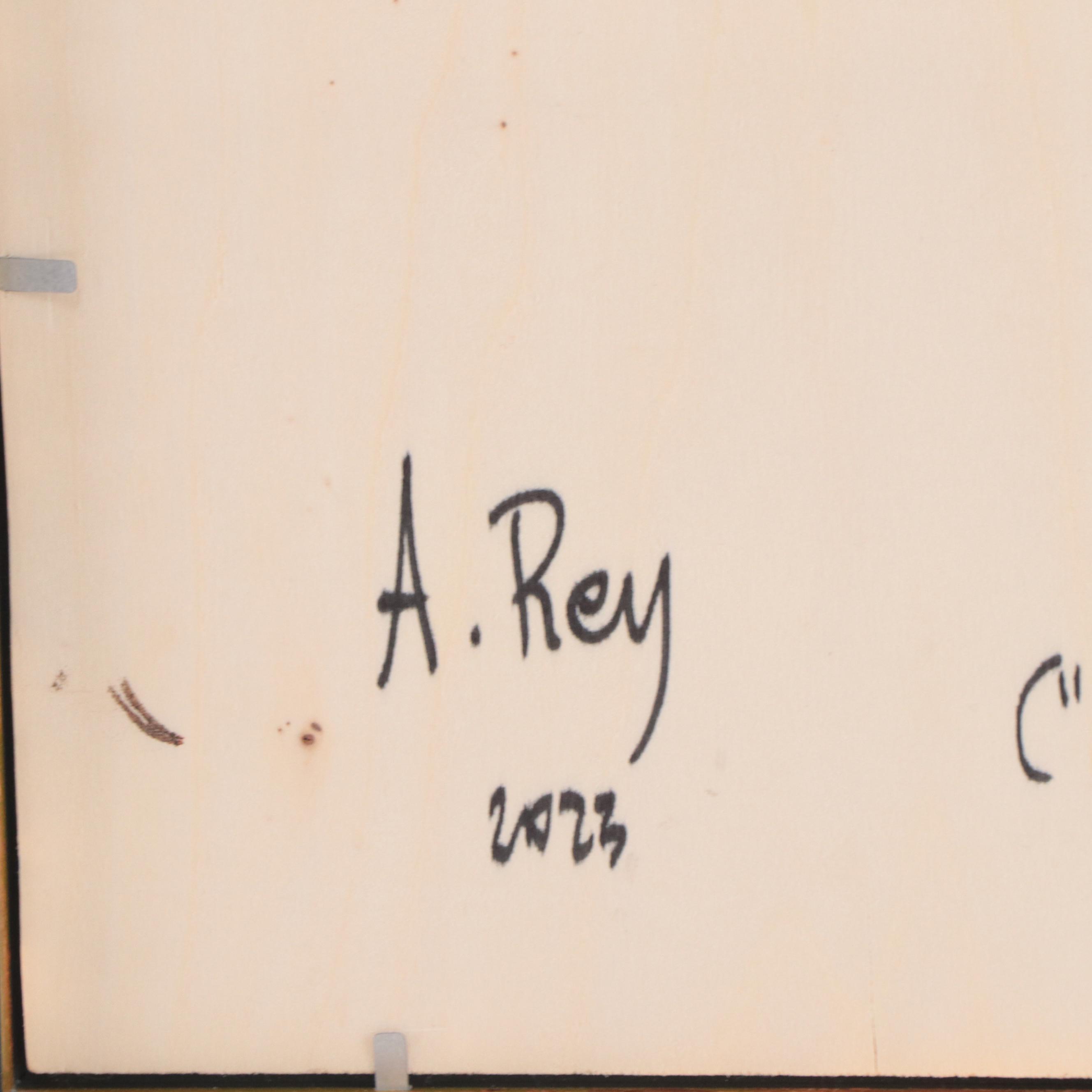 Agnes Rey Oil Painting of Koi Fish, 2023 | EBTH