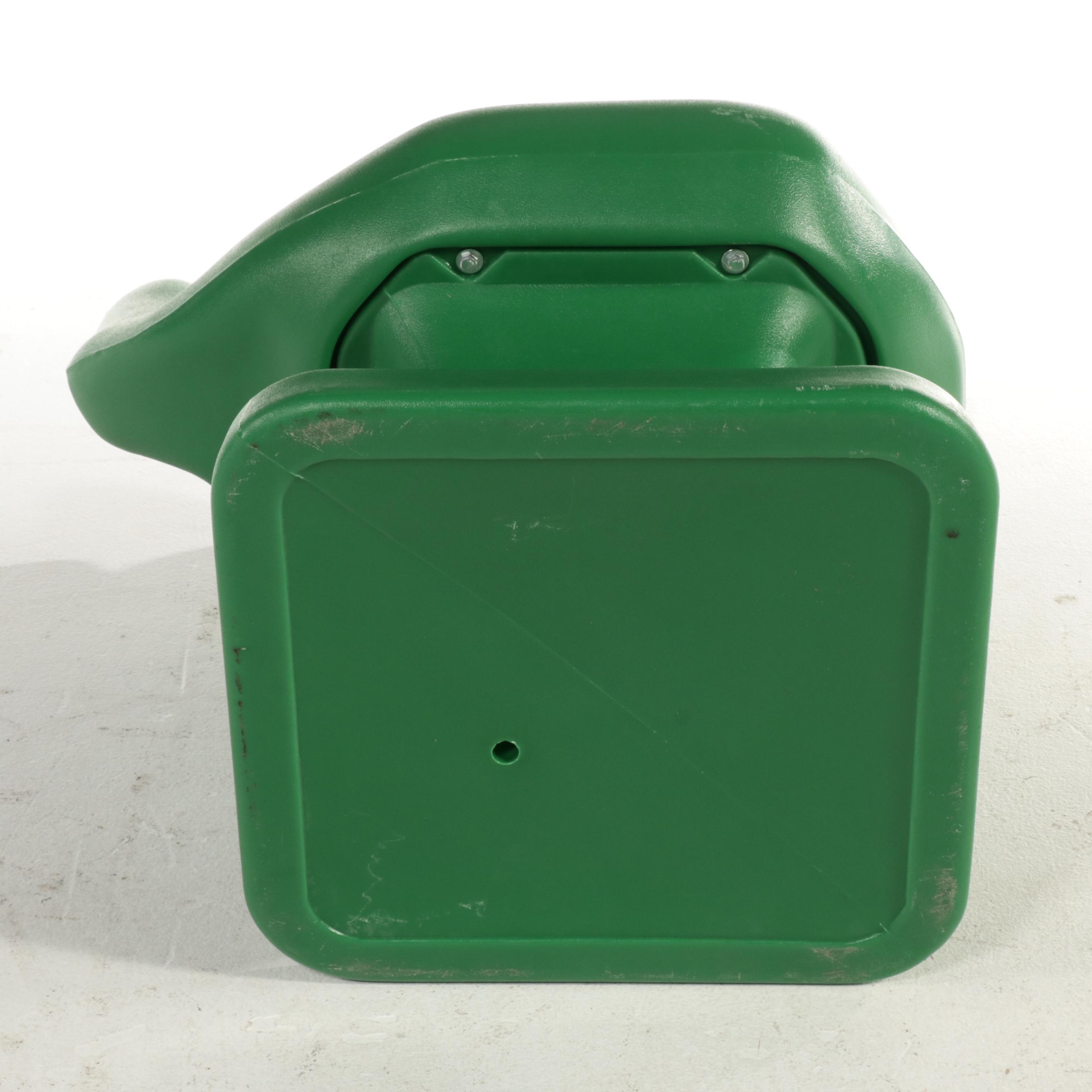 Modernist Style Green Molded Plastic Hand Chair | EBTH