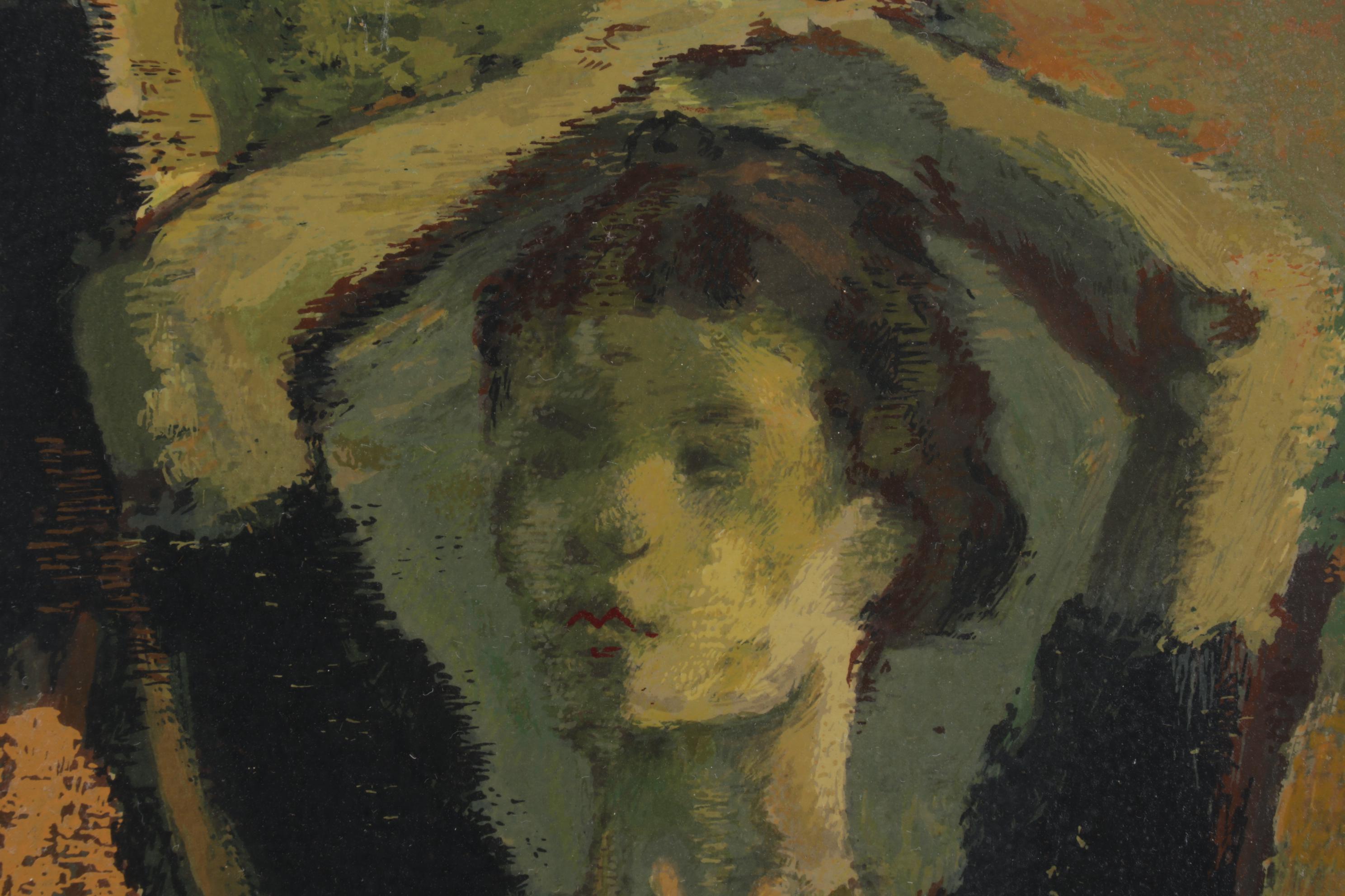 Moses Soyer Serigraph "Four Dancers in Orange," circa 1940 | EBTH