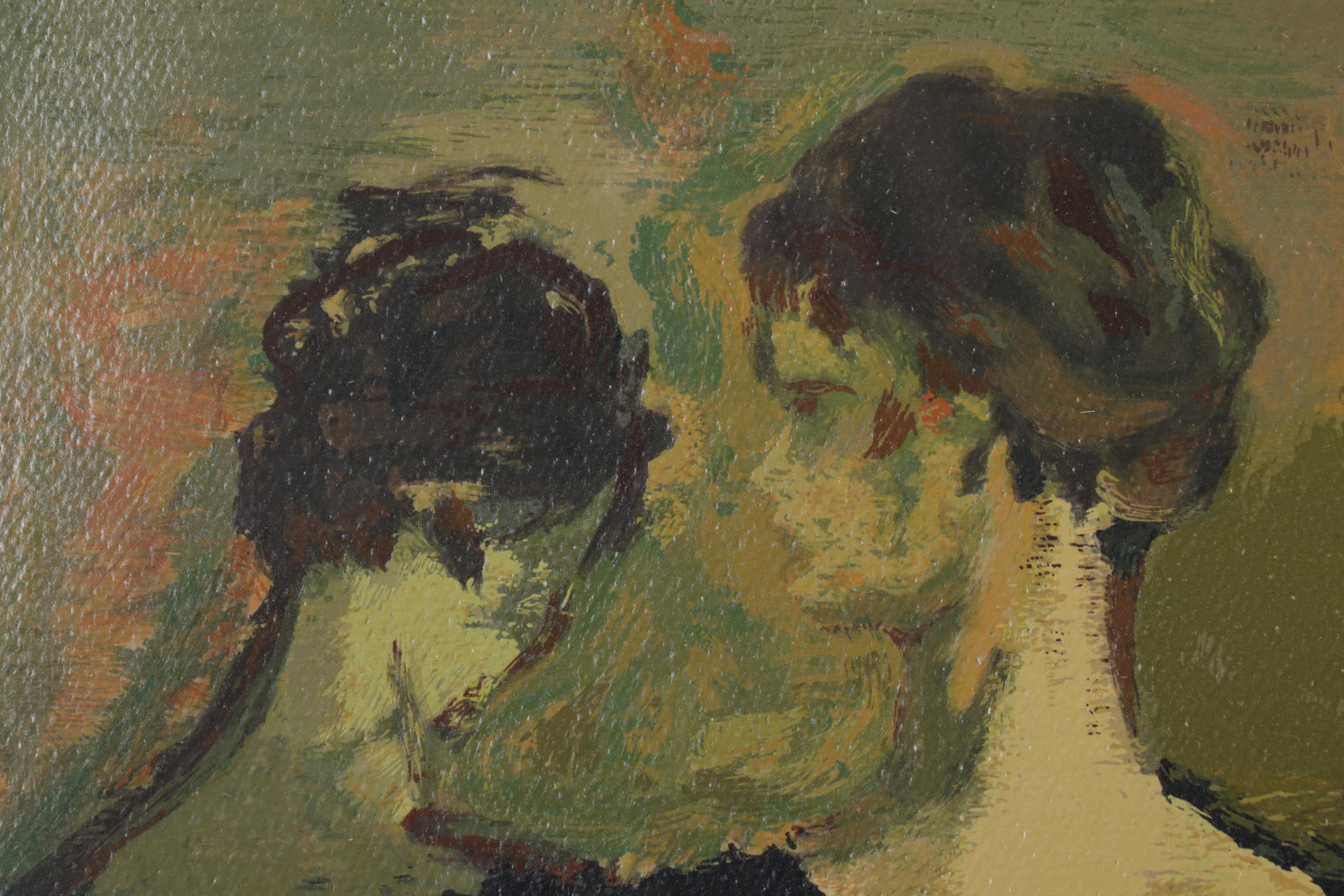 Moses Soyer Serigraph "Four Dancers in Orange," circa 1940 | EBTH