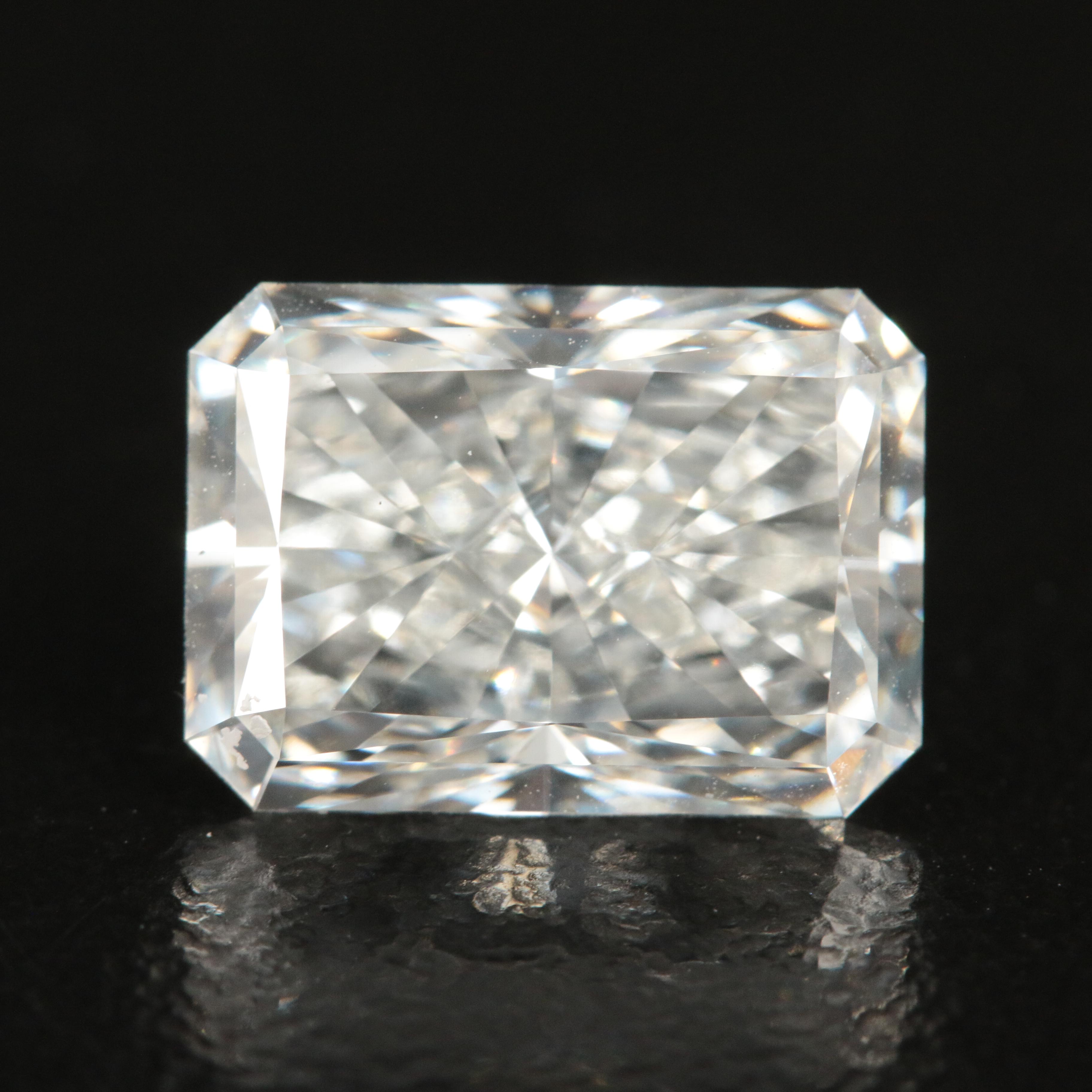 Loose 5.03 CT Rectangular Brilliant Lab Grown Diamond with IGI Report ...