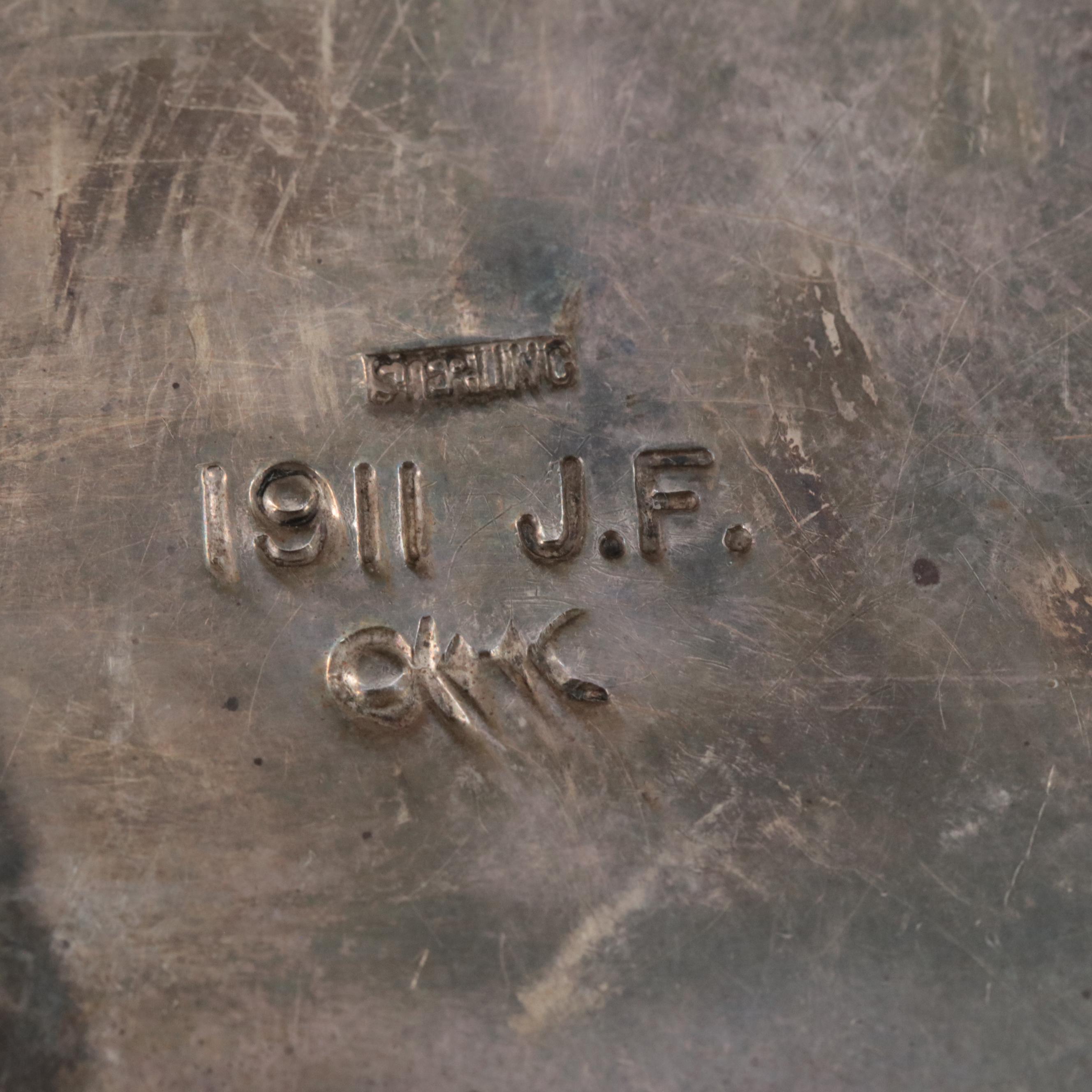 Johnny Frank Navajo Diné Sterling Turquoise Belt Buckle | EBTH