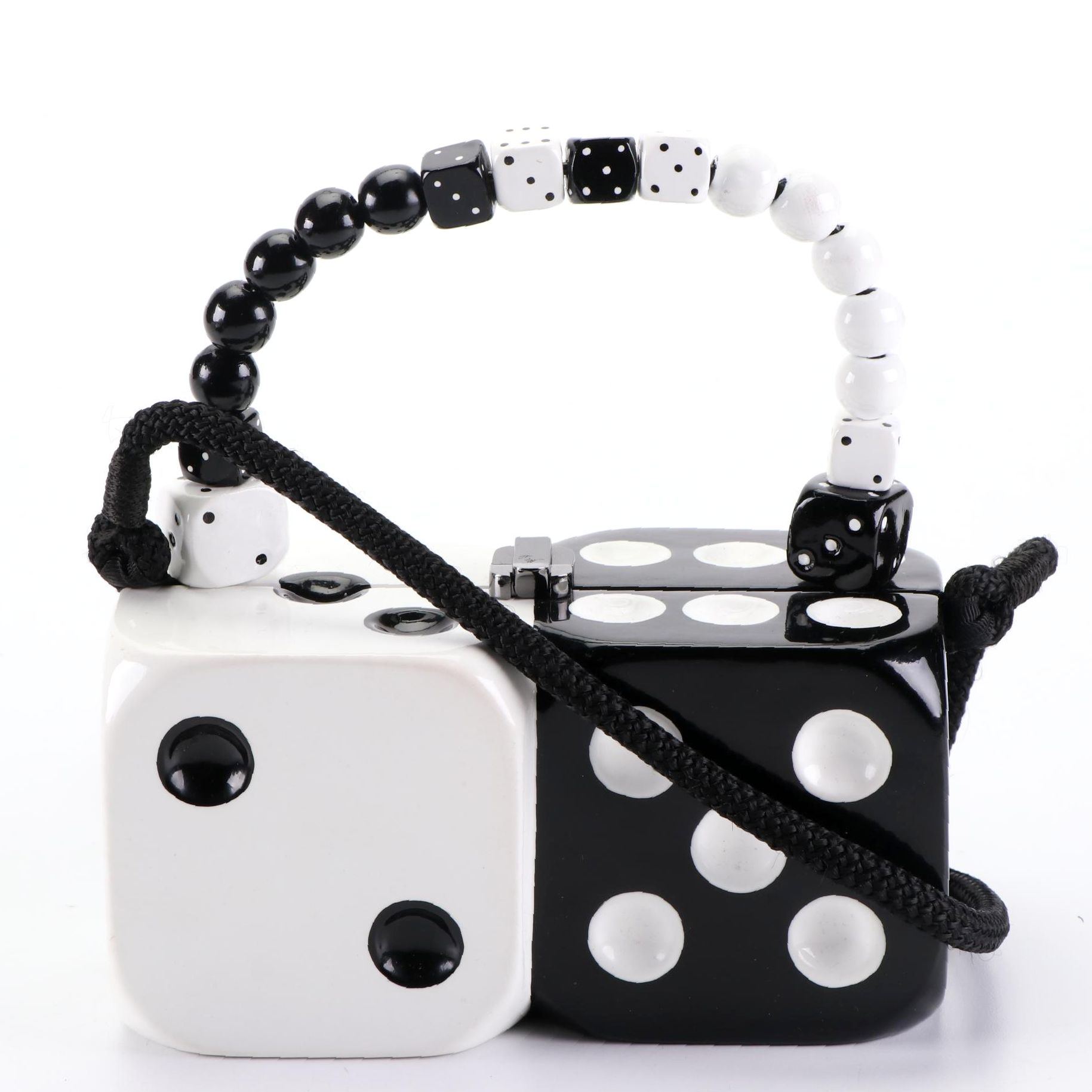 Timmy Woods Snake Eyes II Two-Way Dice Shaped Novelty Handbag | EBTH