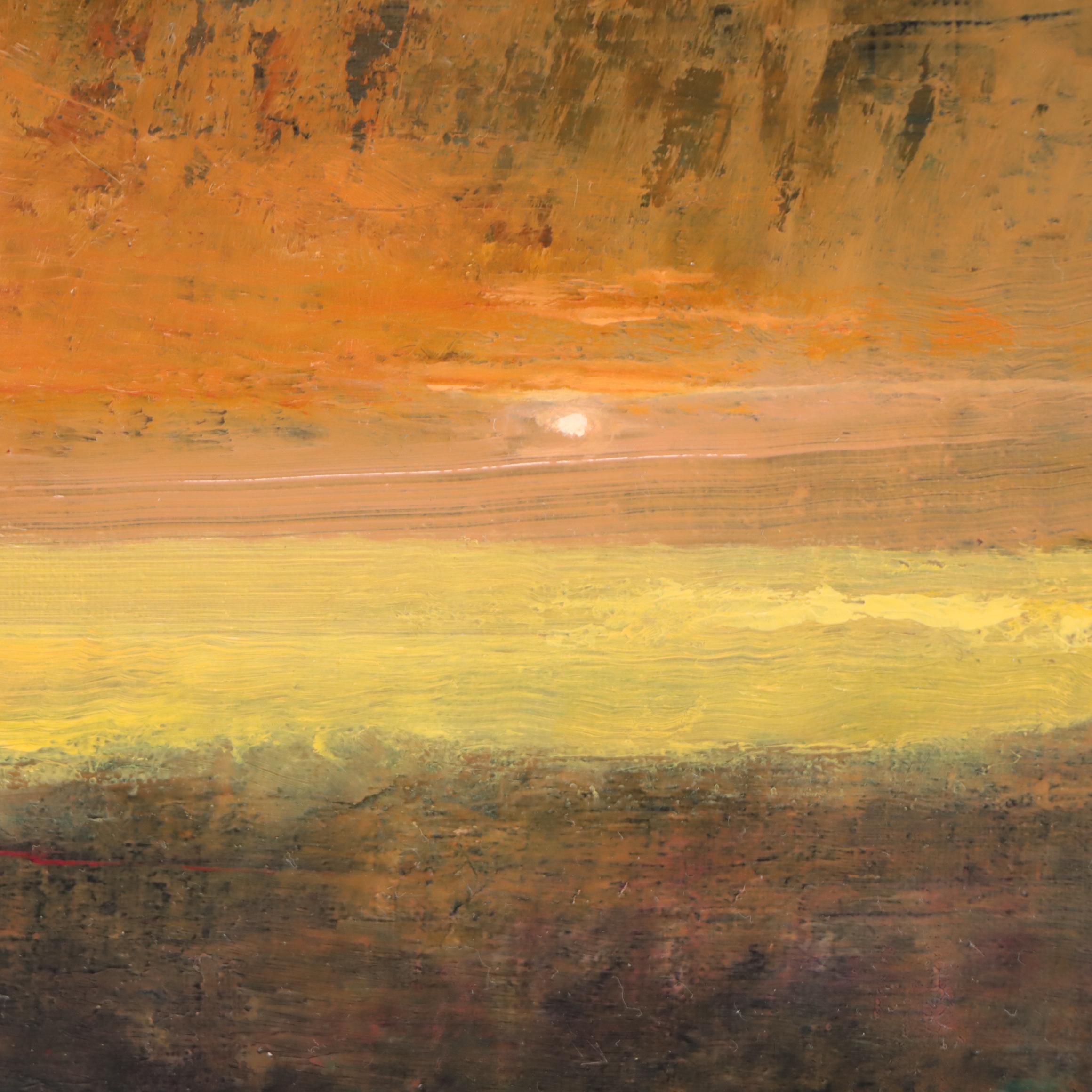 John Axton Abstract Landscape Oil Painting "Montana Waters," 2012 | EBTH