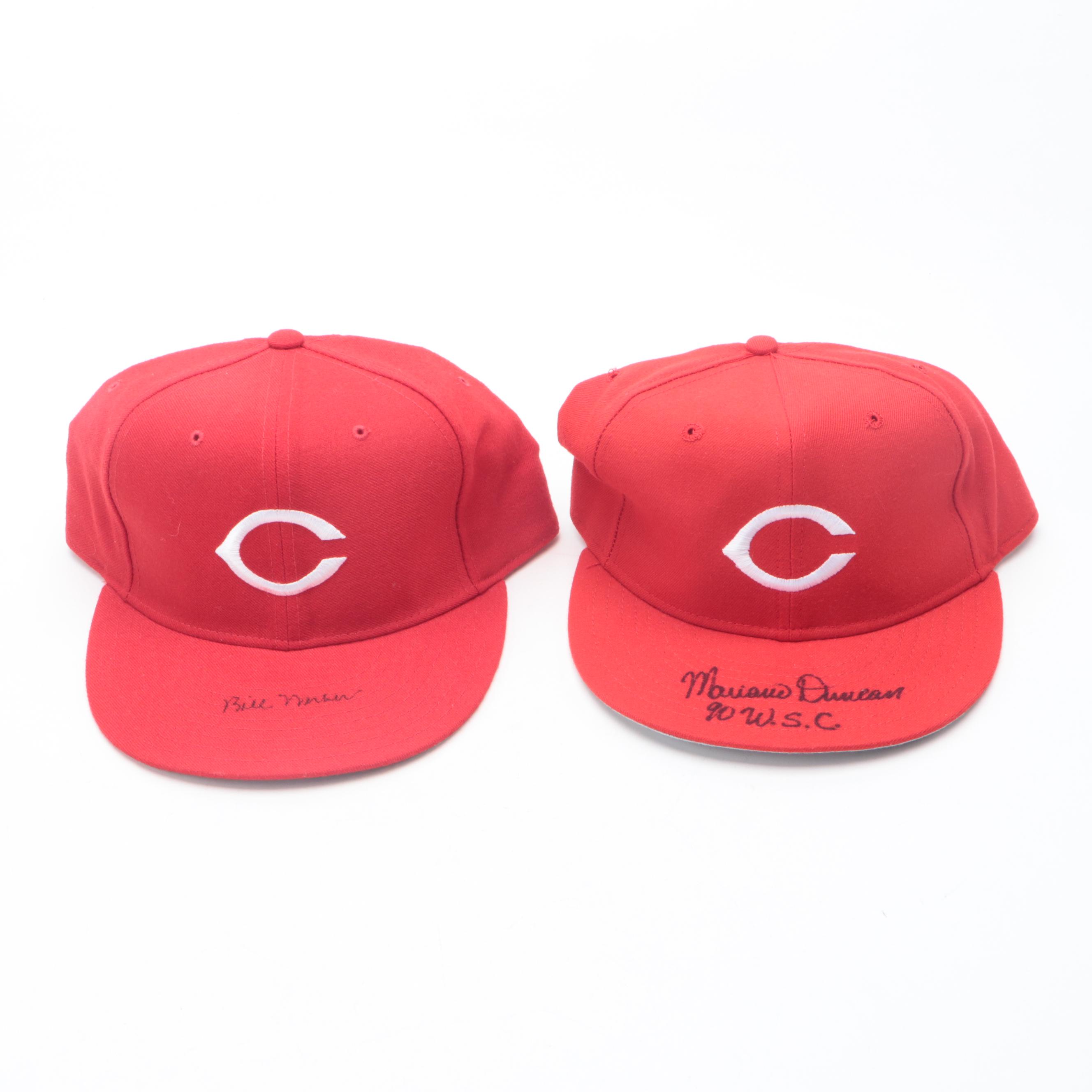 Don Gullett, Mariano Duncan and More Signed Cincinnati Reds Baseball ...