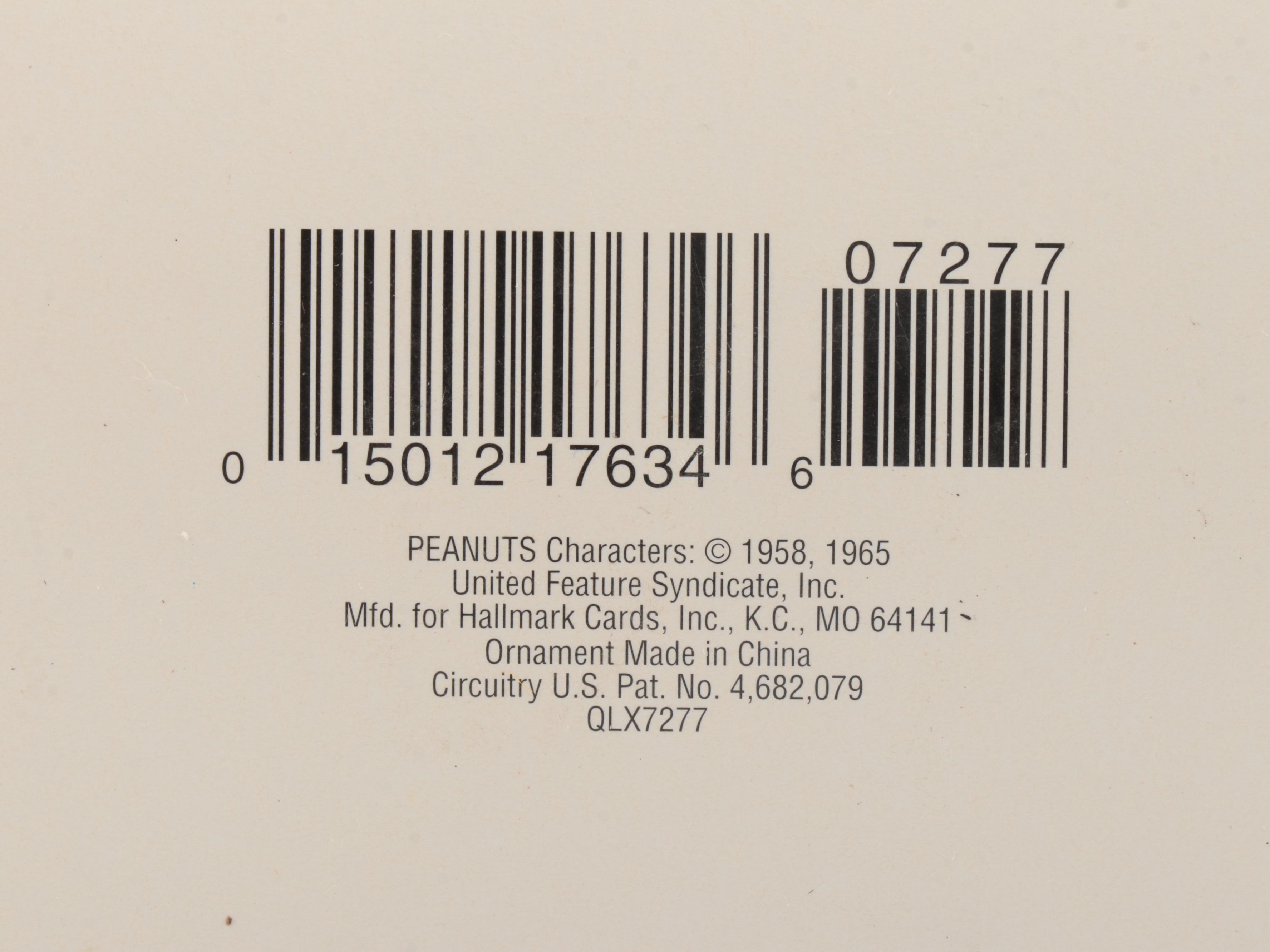 Hallmark Keepsake Peanuts Ornaments | EBTH