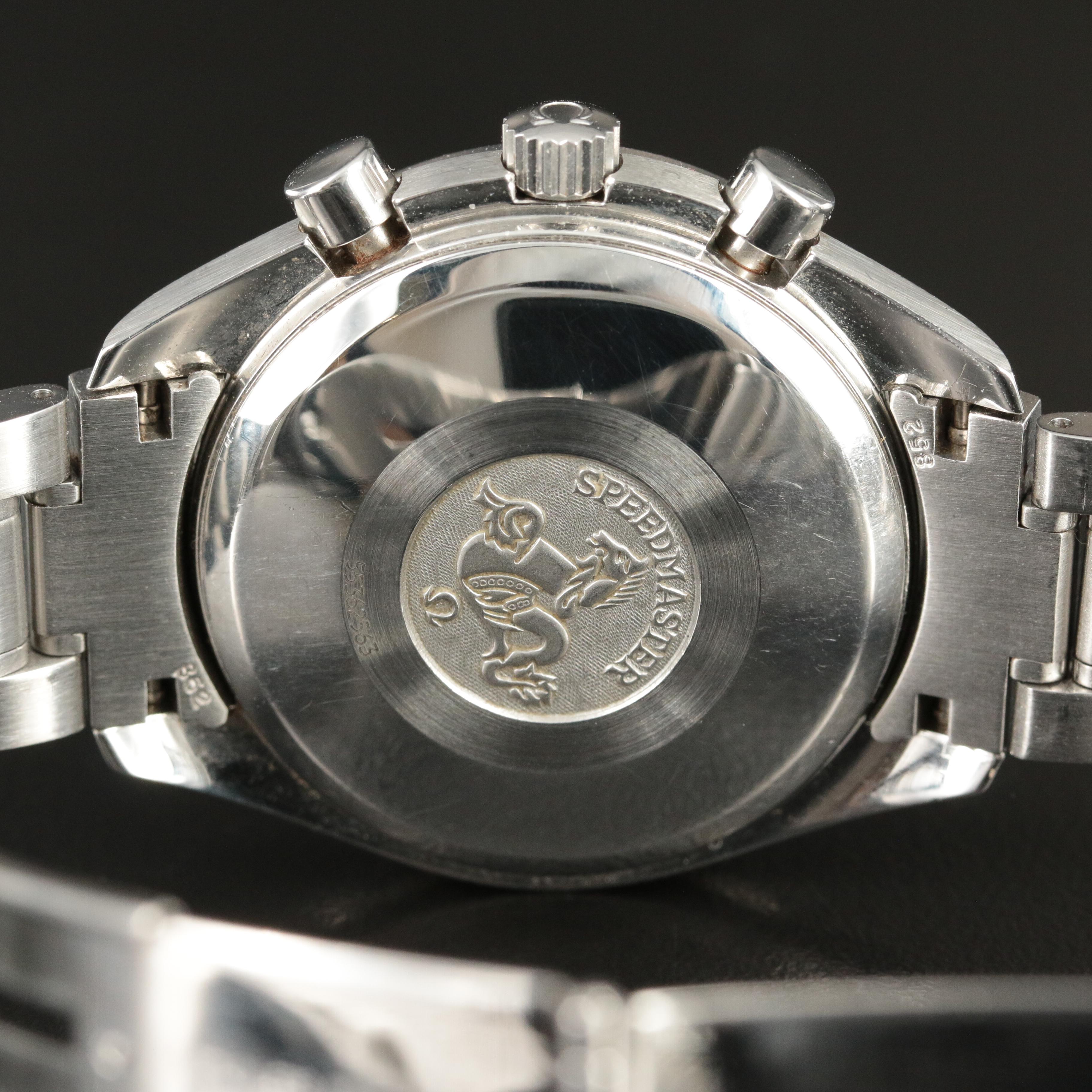 Omega Speedmaster Day Date Stainless Steel Black 39mm Automatic ...