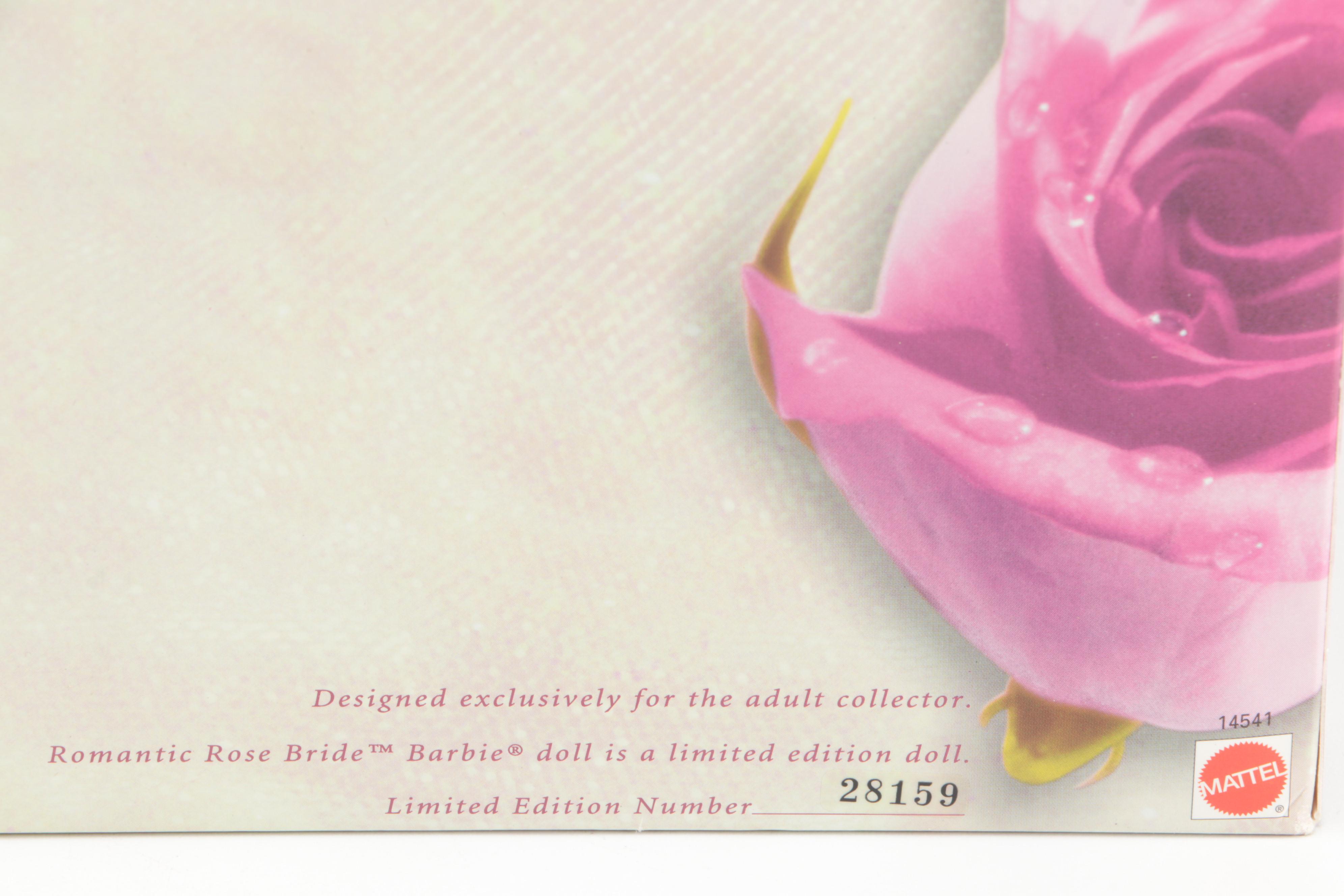 Mattel Star Lily, Blushing Orchid, and Romantic Rose Bride Barbie Dolls ...