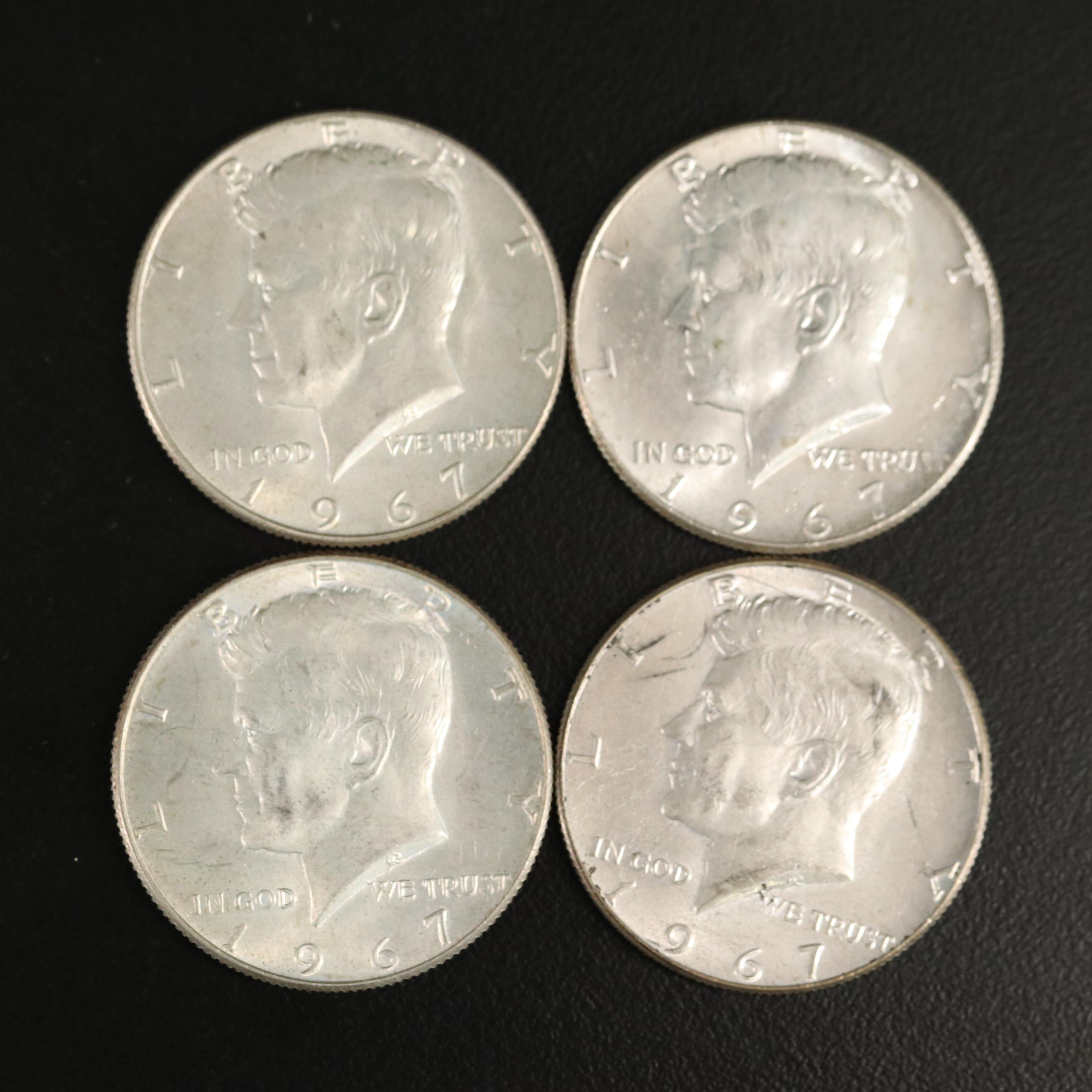 Forty JFK Silver Clad Half Dollars Ranging from 1965-1969 | EBTH