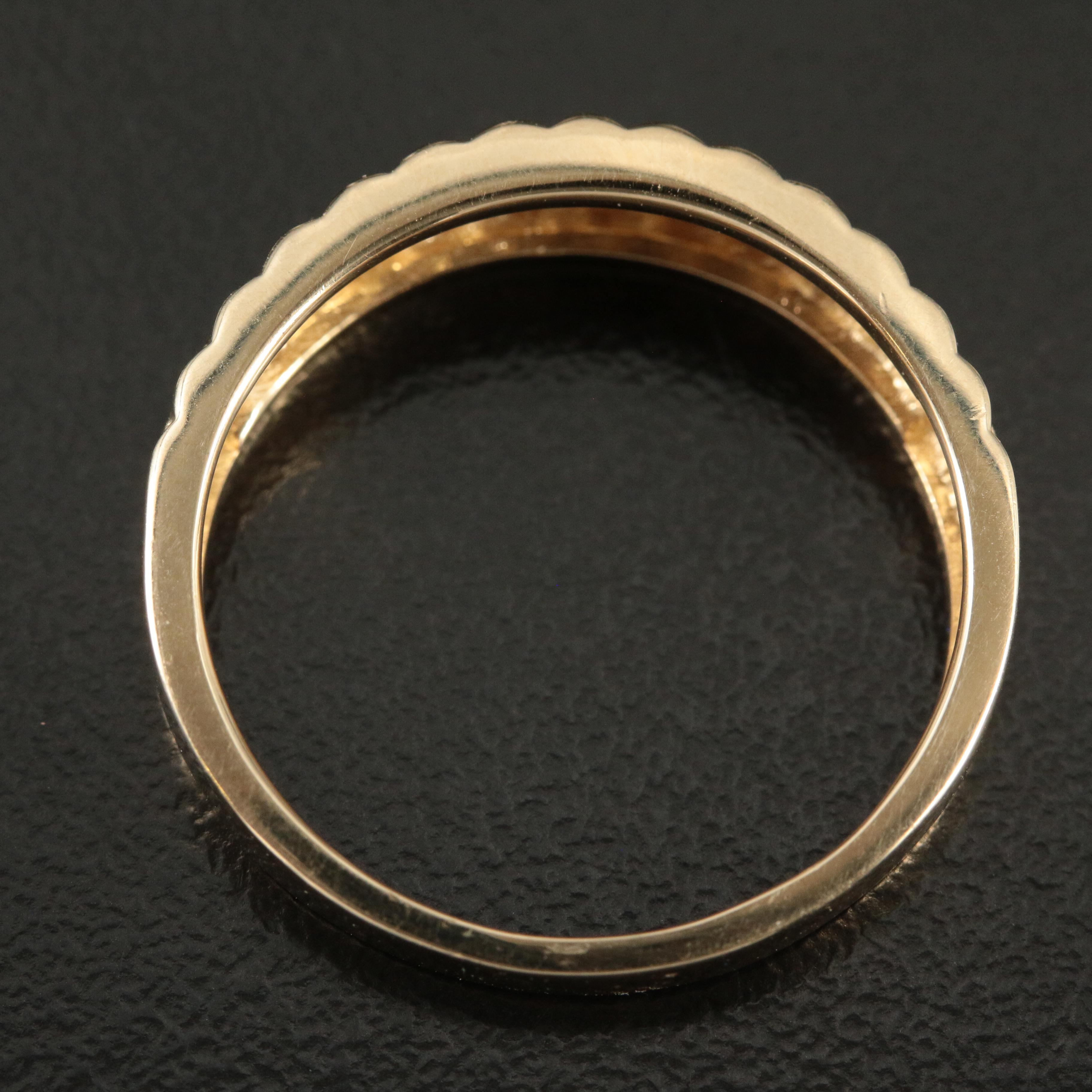 14K Patterned Band | EBTH