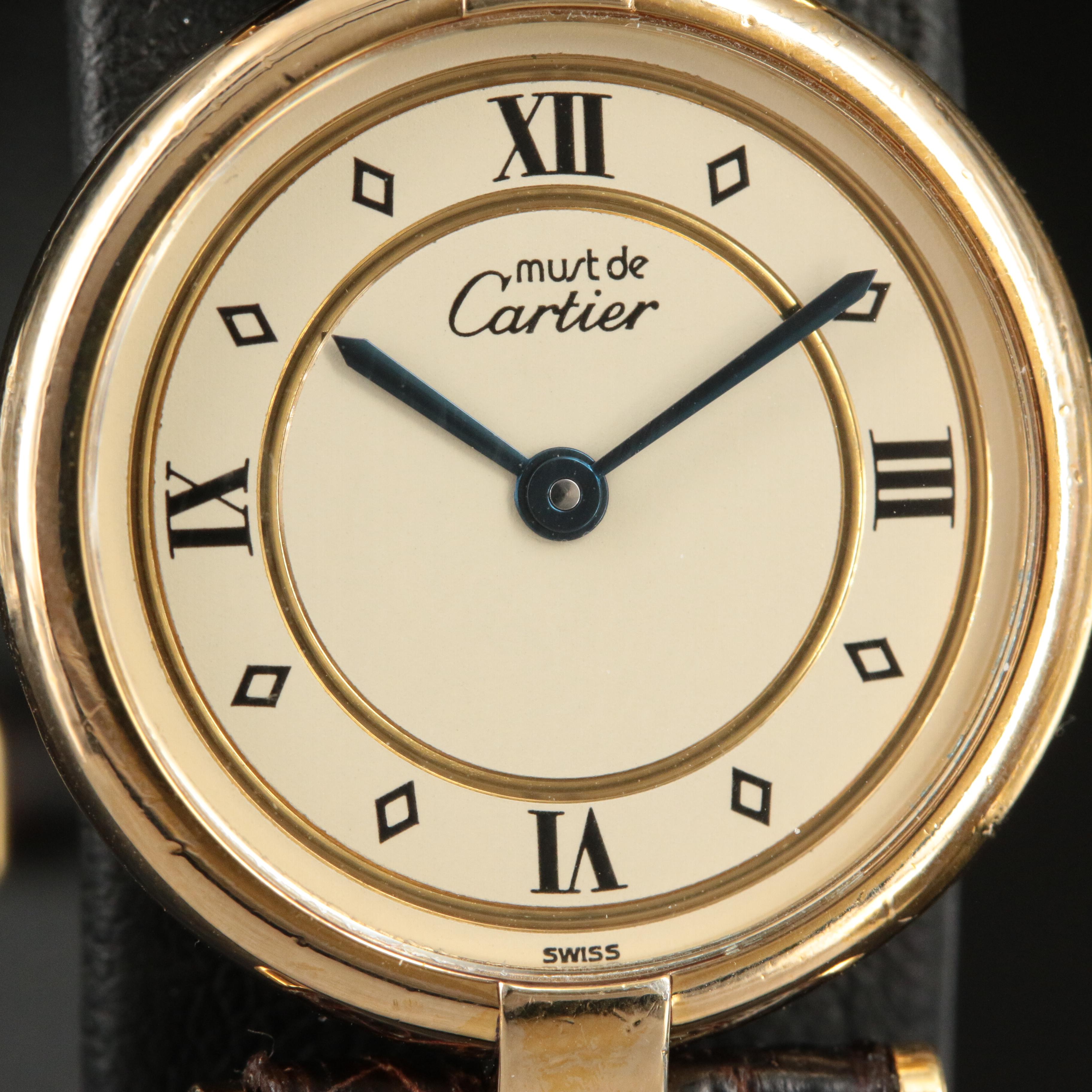 Cartier Must de Cartier Gold-Plated Quartz Watch | Everything But The House