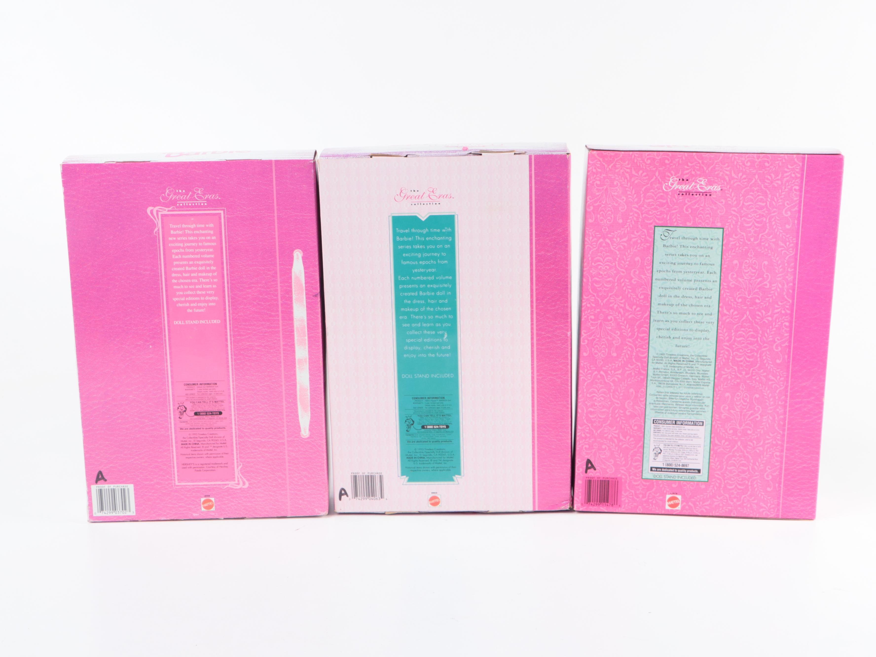 "Great Eras" Barbie Dolls, 1993 | EBTH