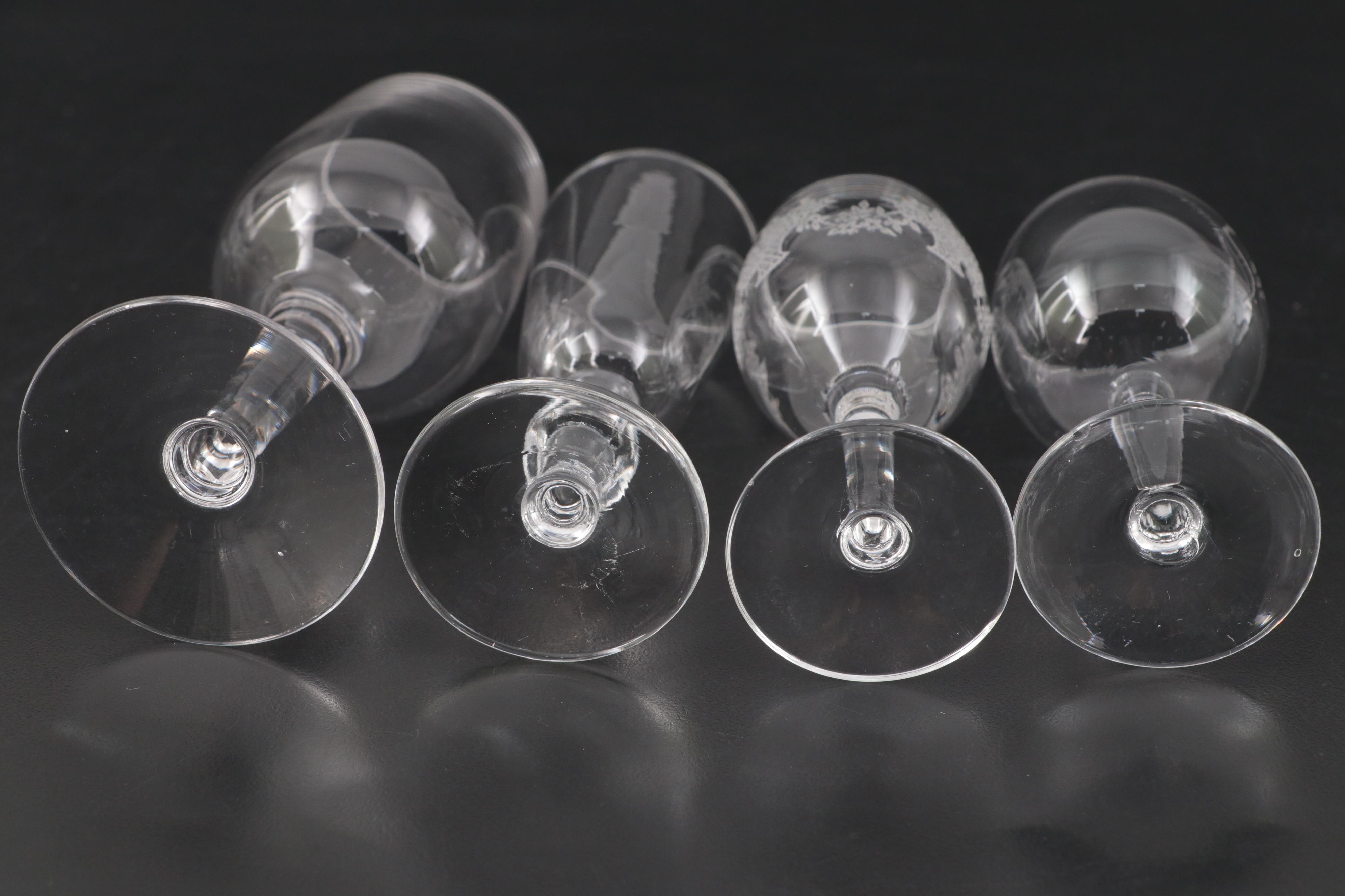 American Cut "Iris" Coupes with Other Cocktail Glasses and Stemware | EBTH