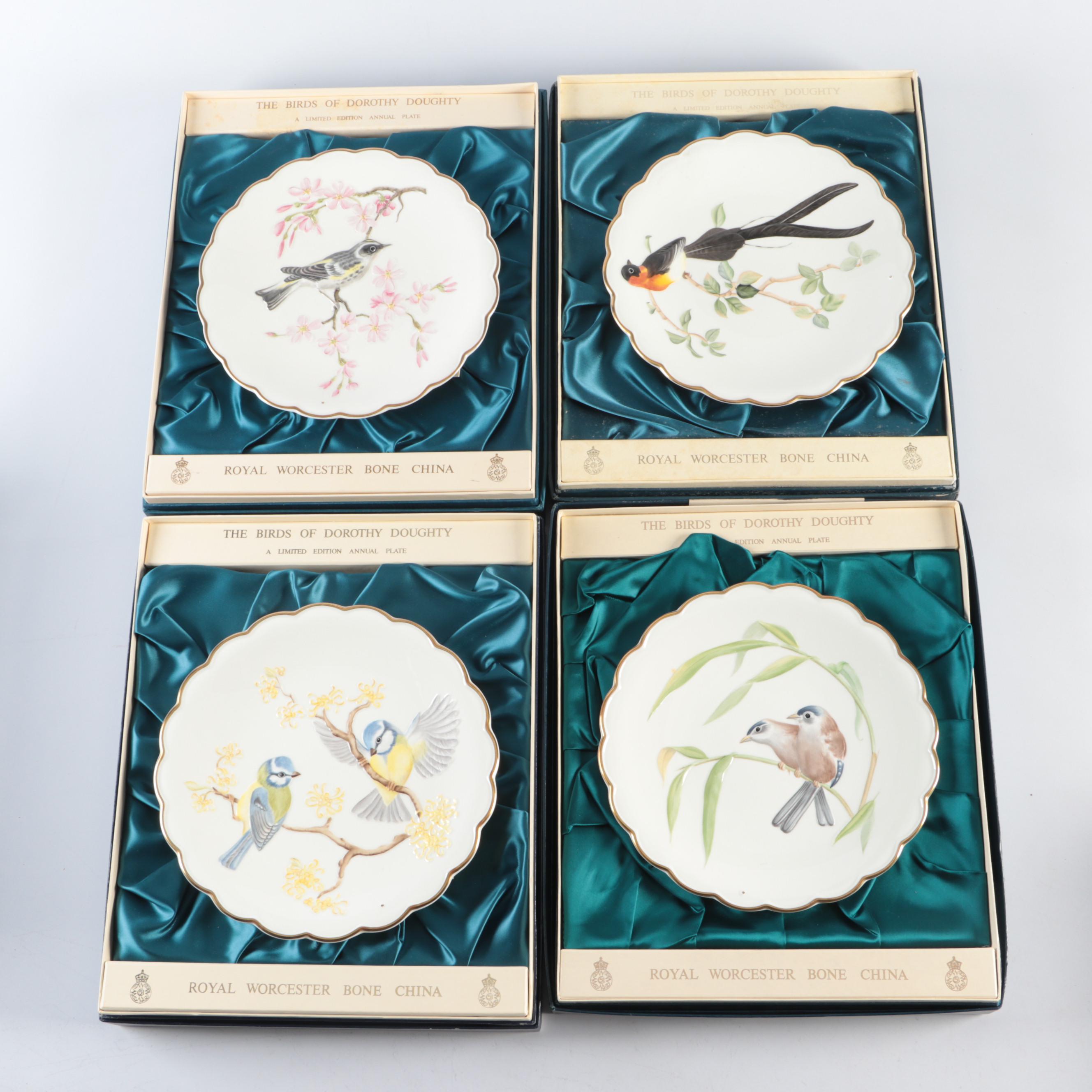 Royal Worcester The Birds of Dorothy Doughty Decorative Plates with ...