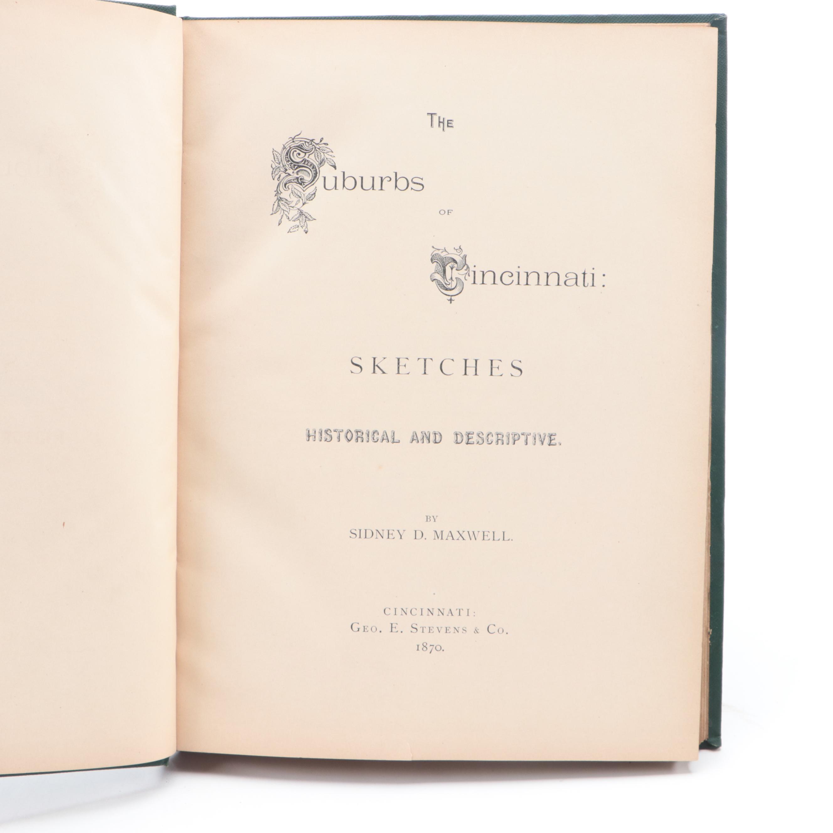 "The Suburbs of Cincinnati" by Sidney D. Maxwell, 1870 | EBTH