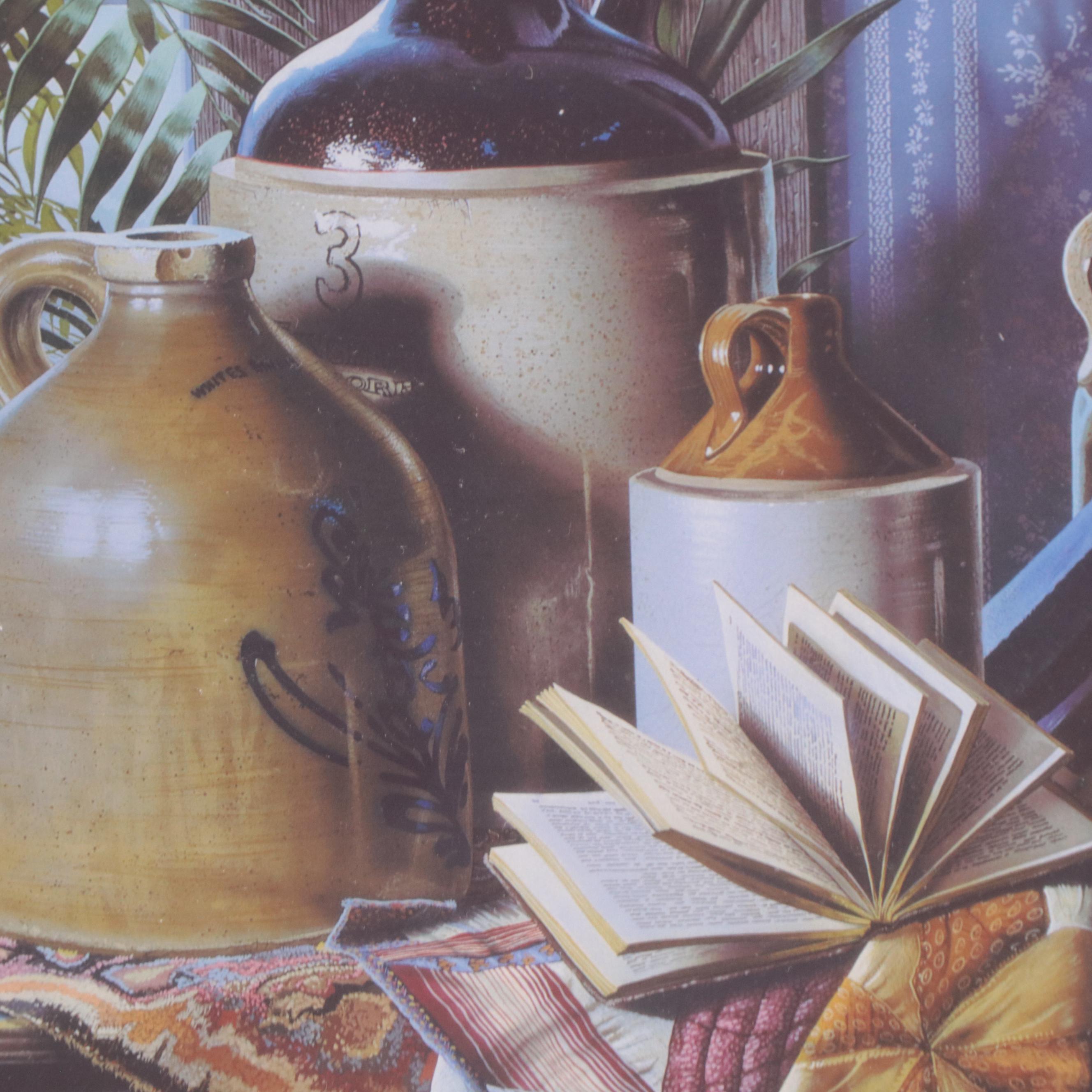 Daniel K. Tennant Giclée "Crocks on a Quilt" | EBTH