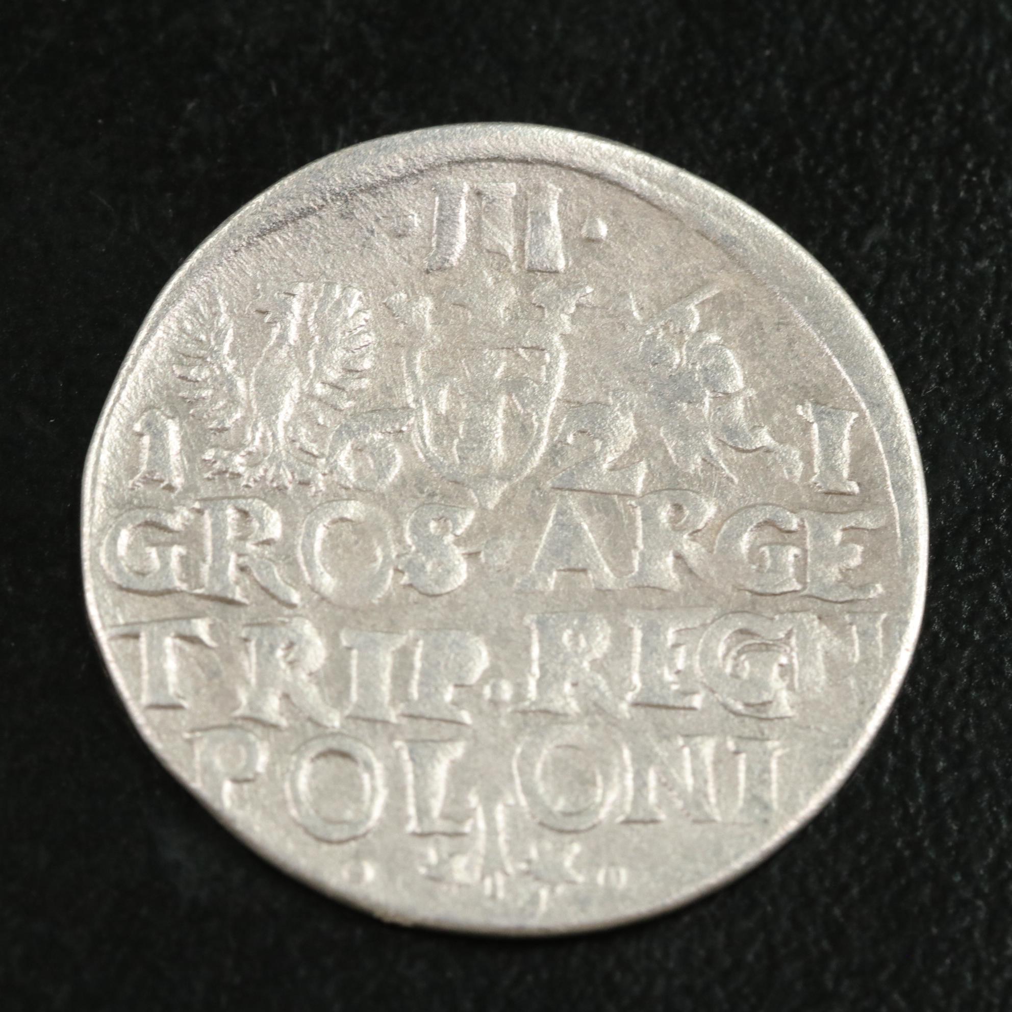 1621 Poland-Lithuania AR 3-Groschen Coin of Sigismund III | EBTH