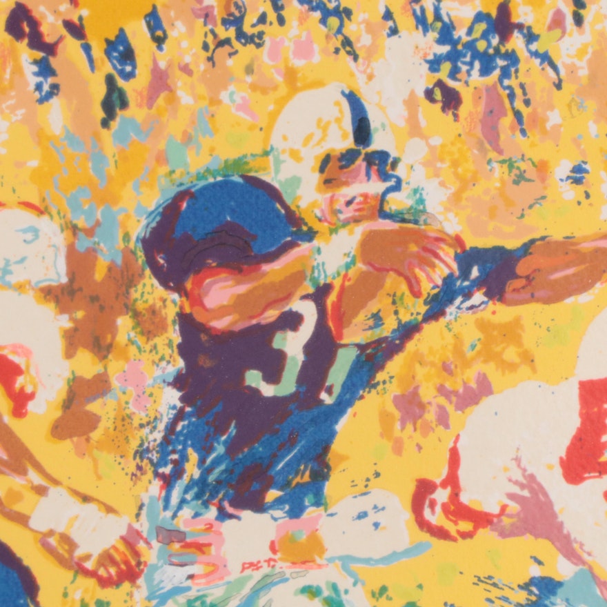 LeRoy Neiman Football Serigraph LeRoy Neiman Football Serigraph