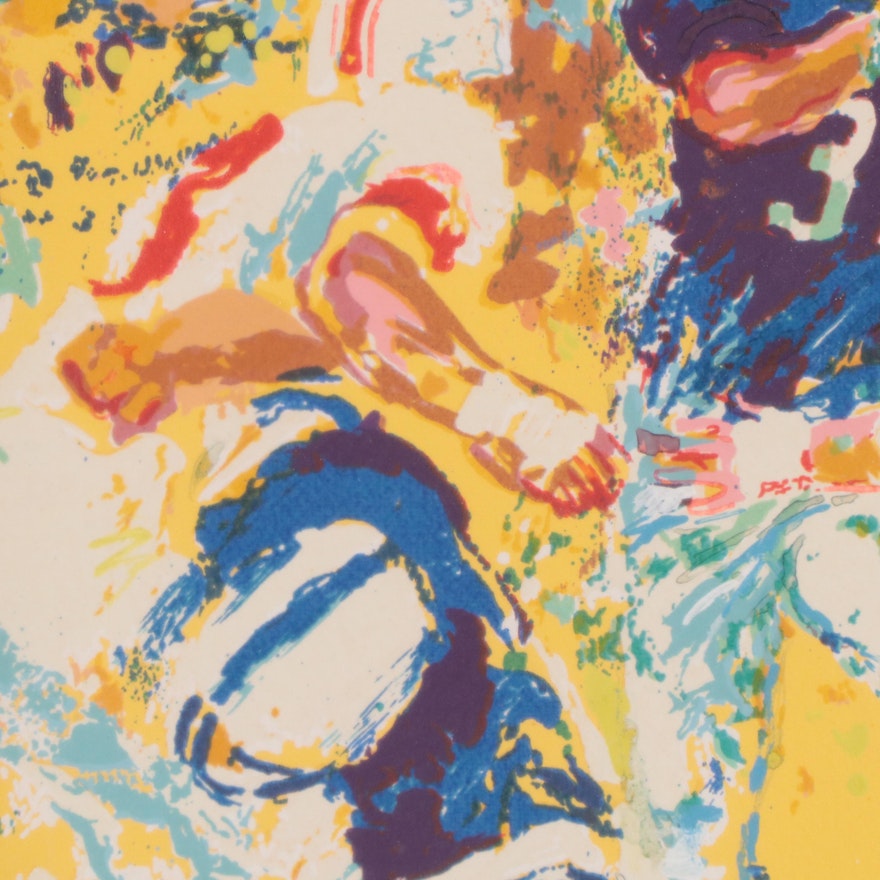 LeRoy Neiman Football Serigraph LeRoy Neiman Football Serigraph