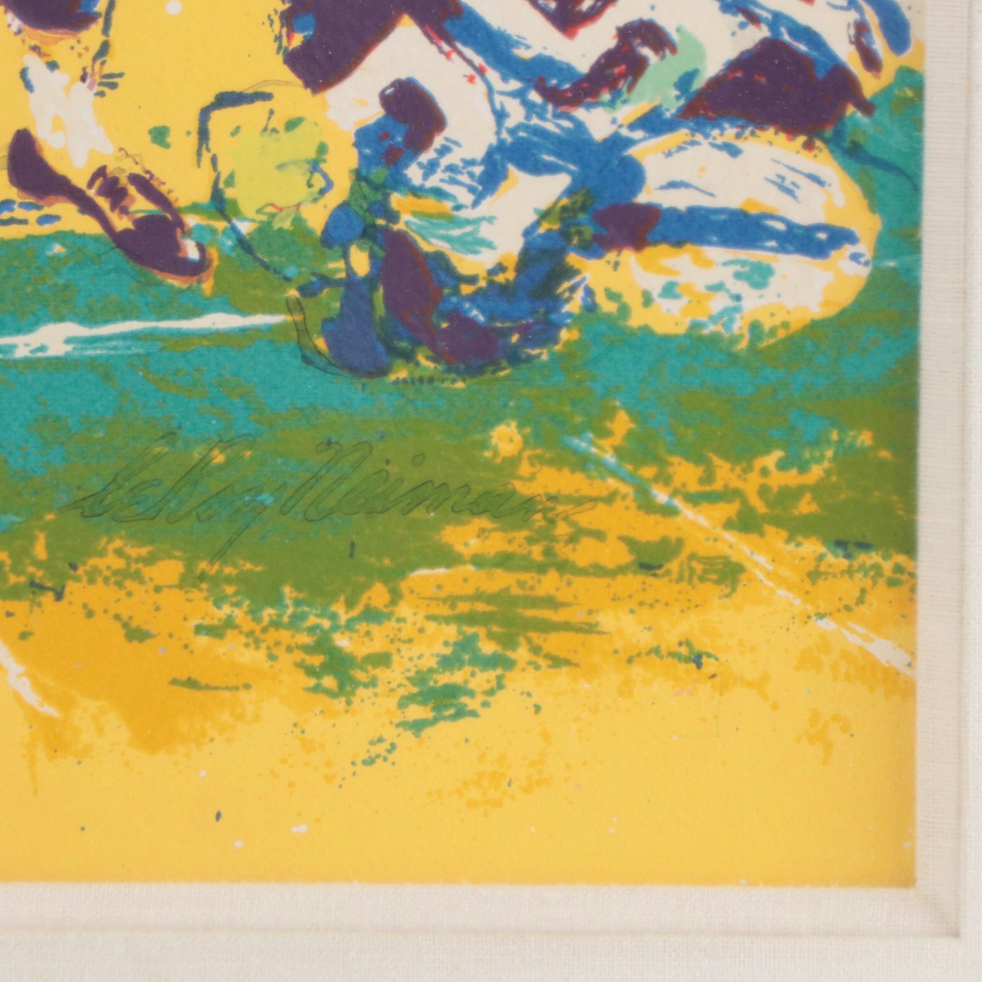 LeRoy Neiman Football Serigraph LeRoy Neiman Football Serigraph