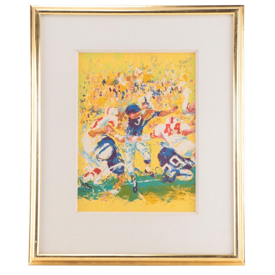LeRoy Neiman Football Serigraph LeRoy Neiman Football Serigraph