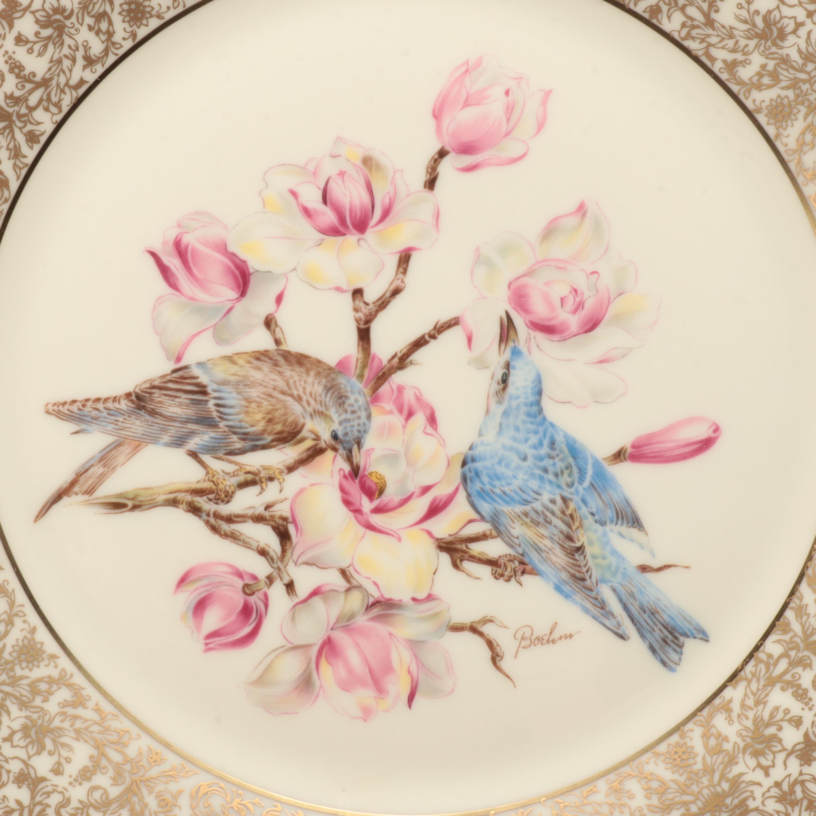 Lenox Limited Edition "Boehm Birds" Bone China Collector Plates, 1970s ...