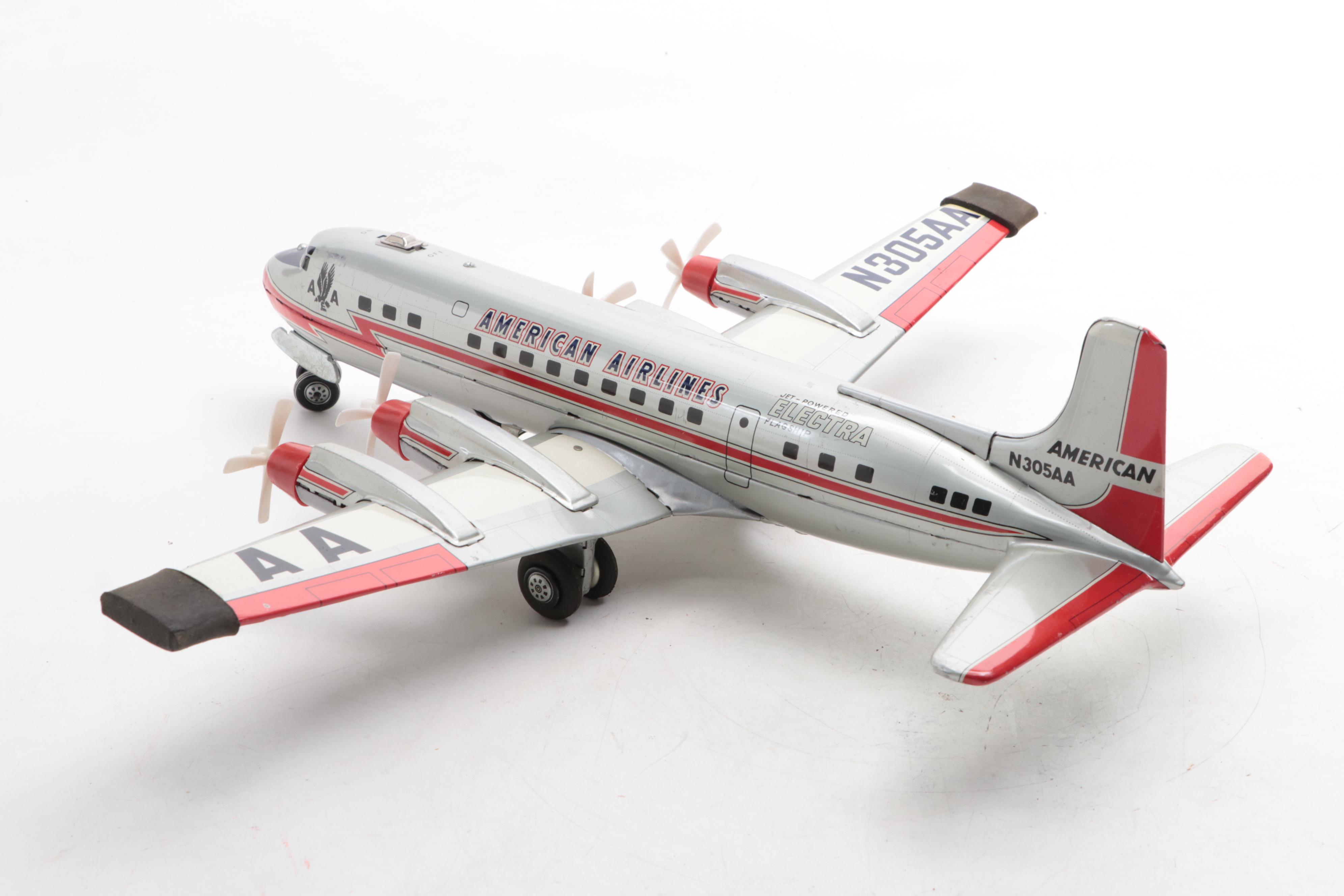 Linemar Toys Battery Operated Airplane, Mid-20th Century | EBTH