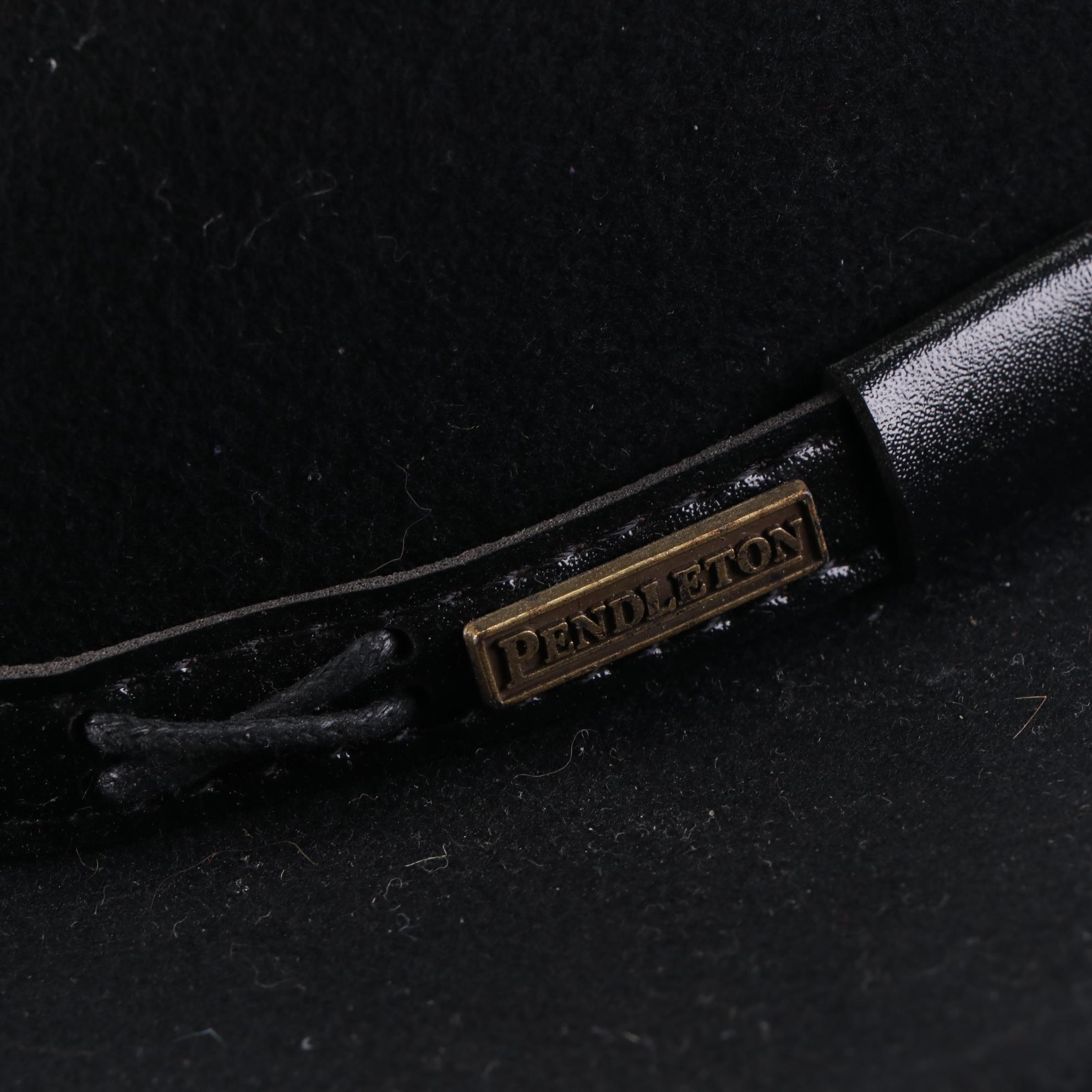 Pendleton Shelter Bay Canvas/Leather Backpack and Wool Felt Outback Hat | EBTH