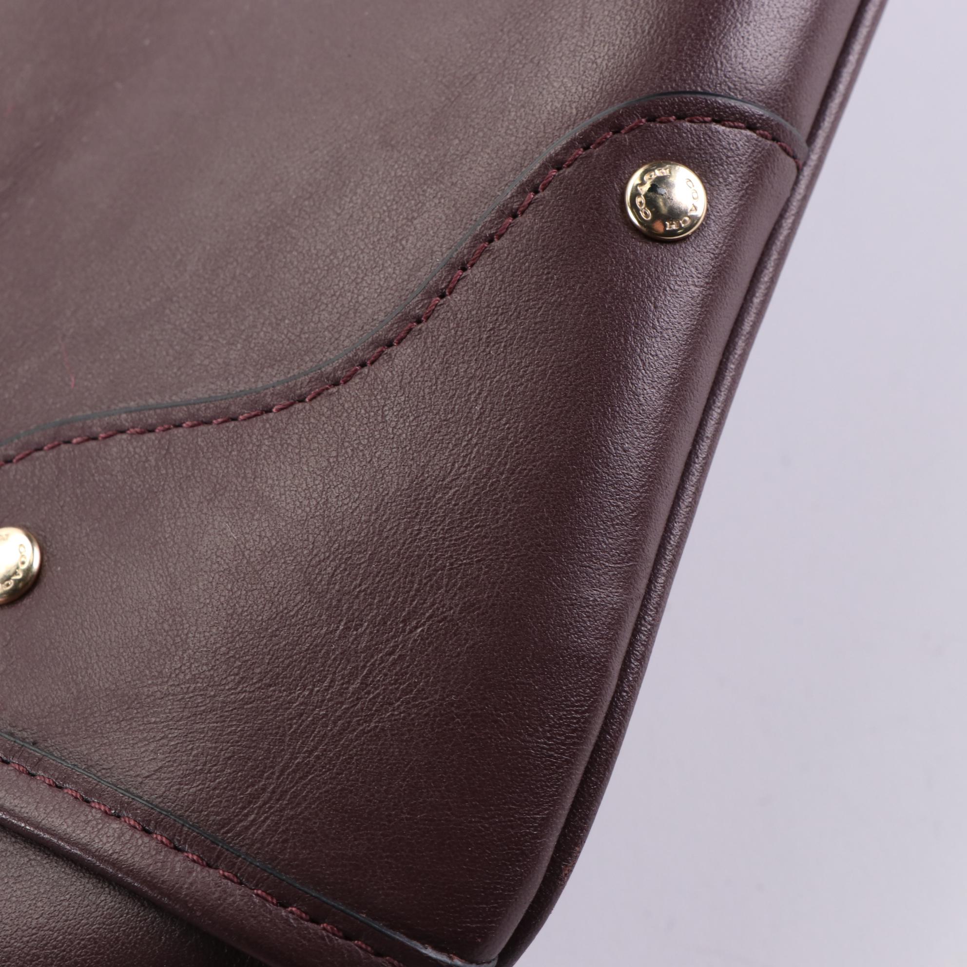 Coach Mickie 25032E Leather Satchel and Chelsea 37584 Signature ...